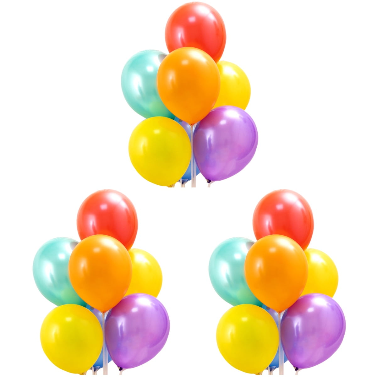 FOMIYES Round Latex Balloons Multi Color For Parties Celebrations ...