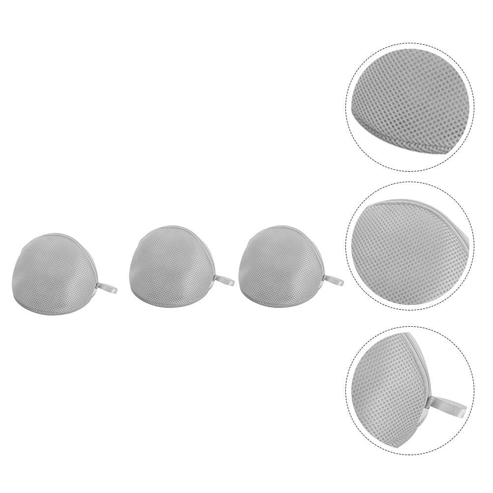 FOMIYES 3Pcs Mesh Laundry Bags Triangle Bracket Shape with Zippered ...