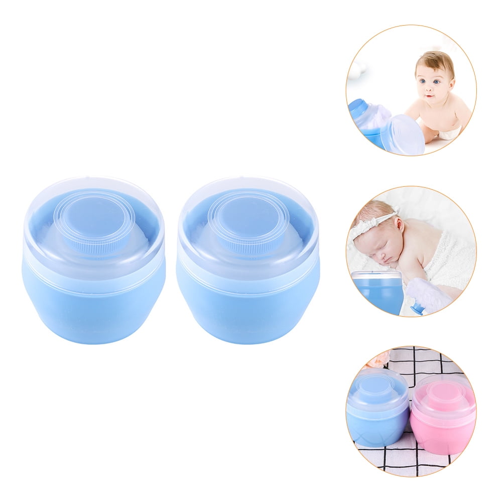 FOMIYES Powder Puff Blue PP for Baby 8Set 3.5x3.5in - Walmart.com