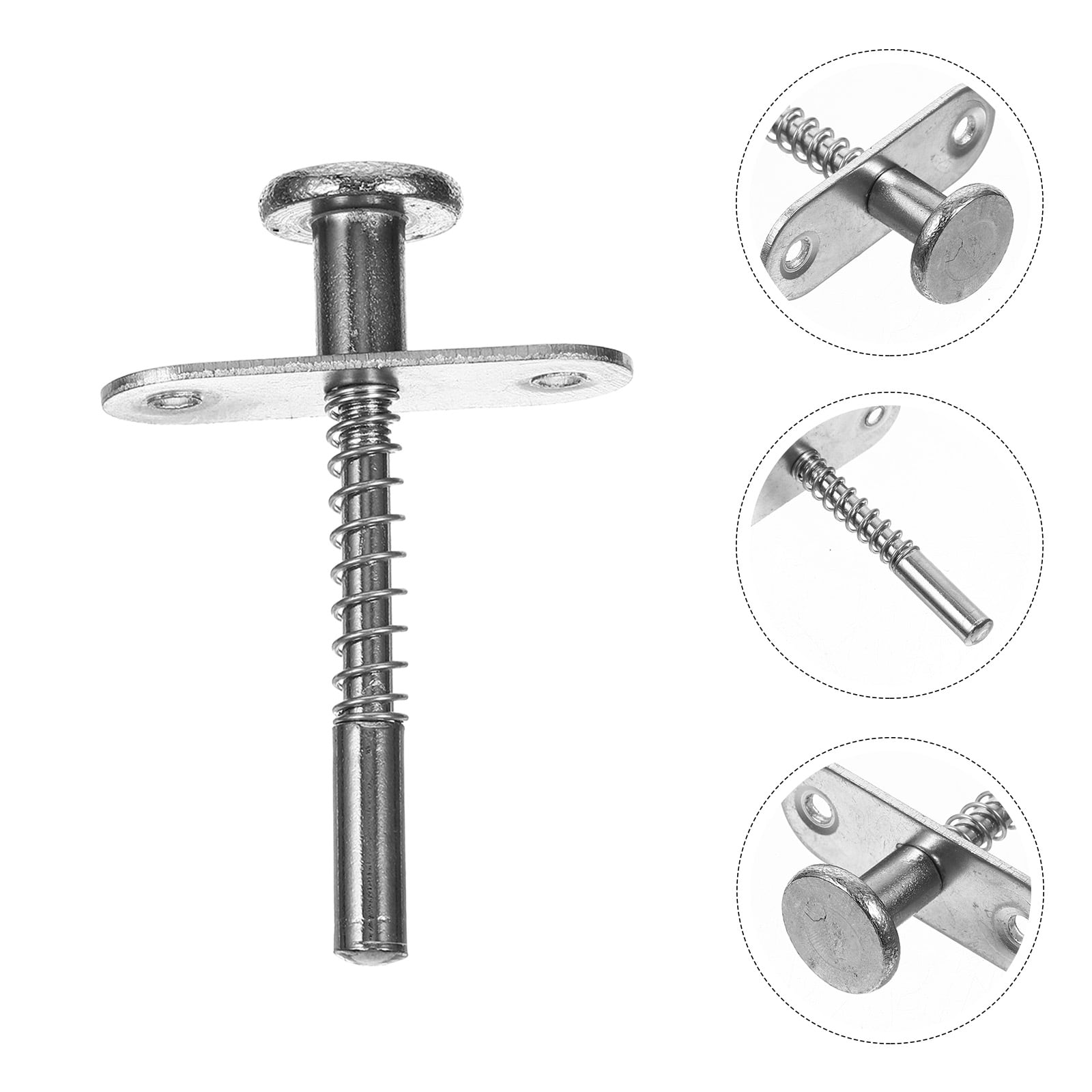 FOMIYES 4 Pcs Spring-loaded Plunger Replacement Latch Crib Hardware ...