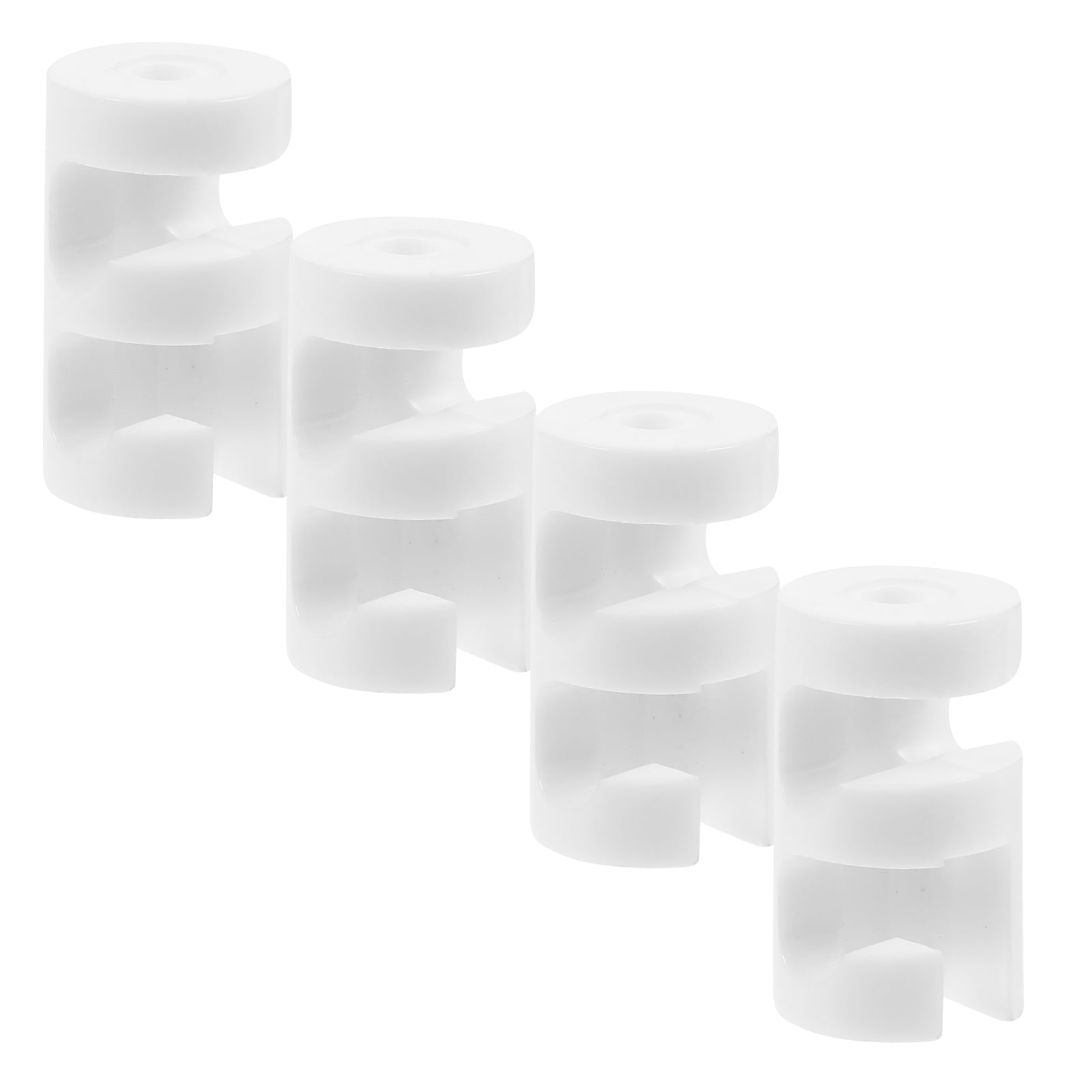 FOMIYES 4 Pcs Strain Relief Cord Grip Ceiling Chandelier Clips White ...