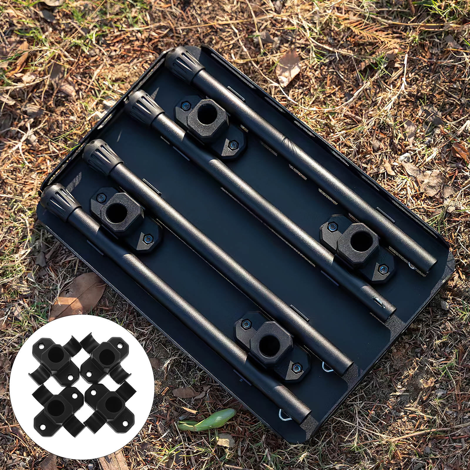 FOMIYES 4Pcs Furniture Leg Attachment Connector for Foldable Table Leg ...