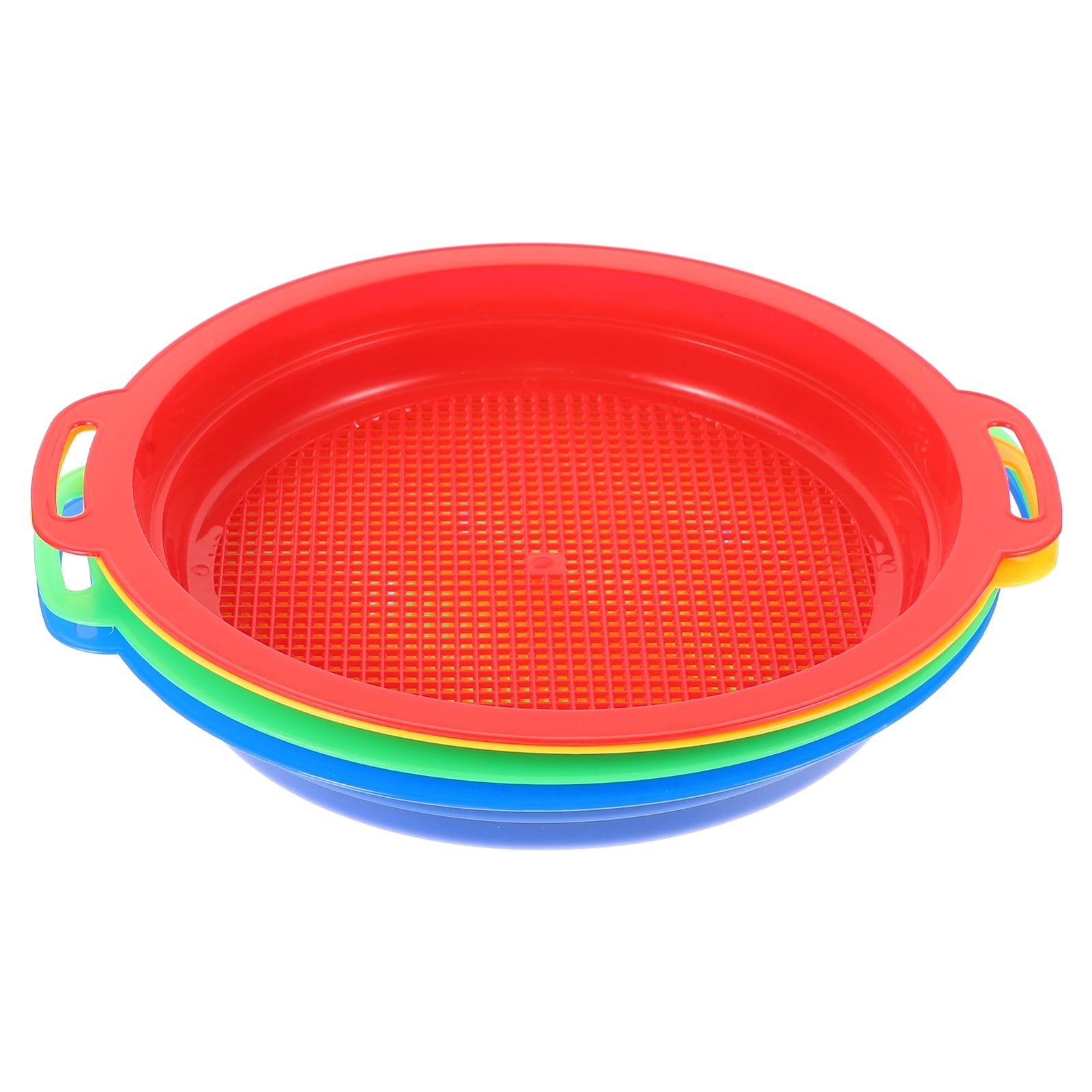 FOMIYES 4Pcs Garden Sieves Portable Sifters for Compost Soil Plastic ...