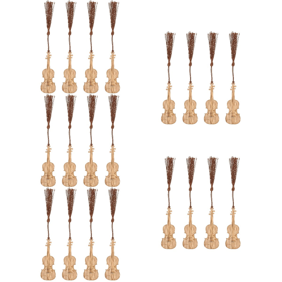 FOMIYES Synthetic Material Violin Shape Bookmarks 20Pcs 4.32X1.57X0.08In For Office - Walmart.com