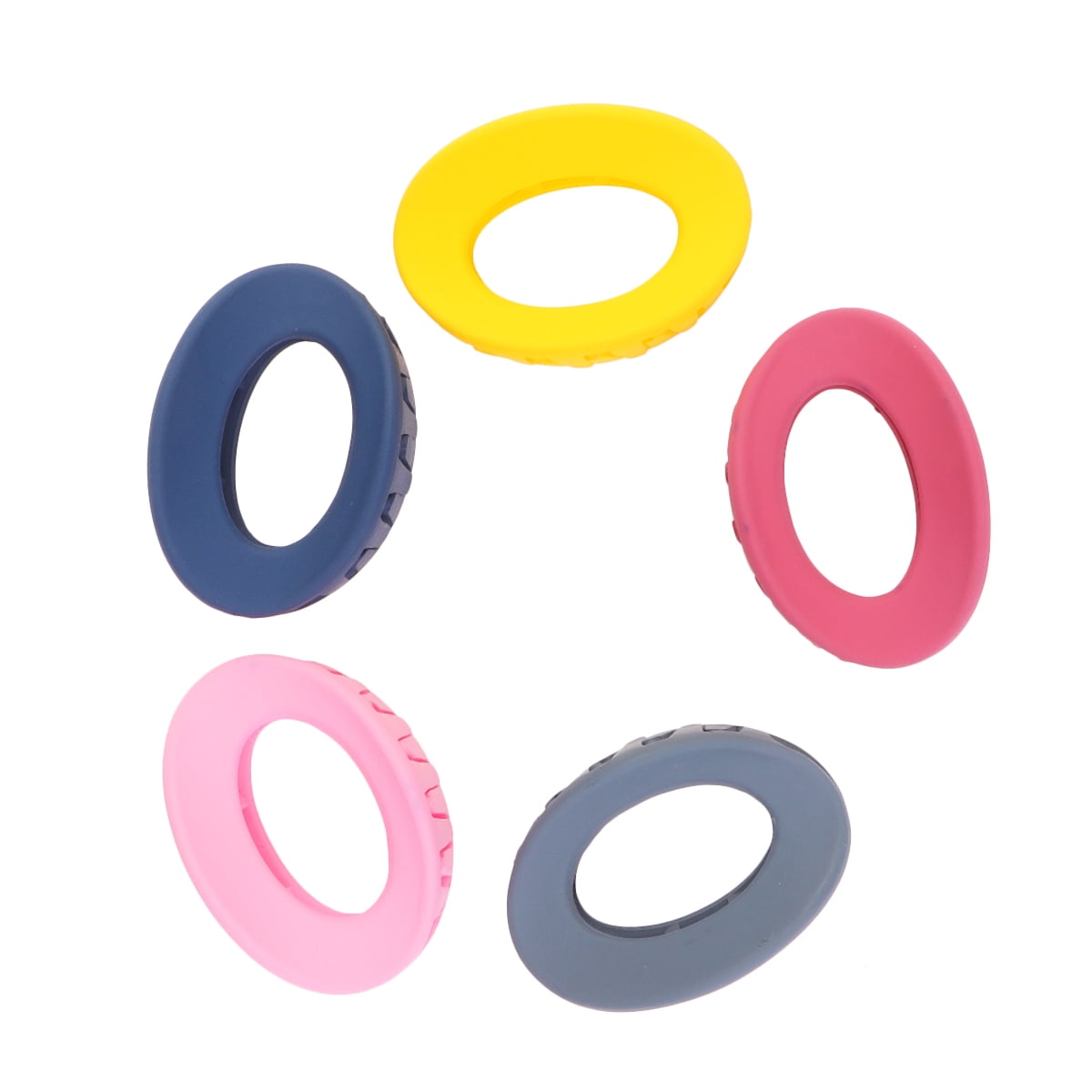 FOMIYES 5 x Geometric Shapes Mix Colors Hairpin Resin Mini Barrettes ...