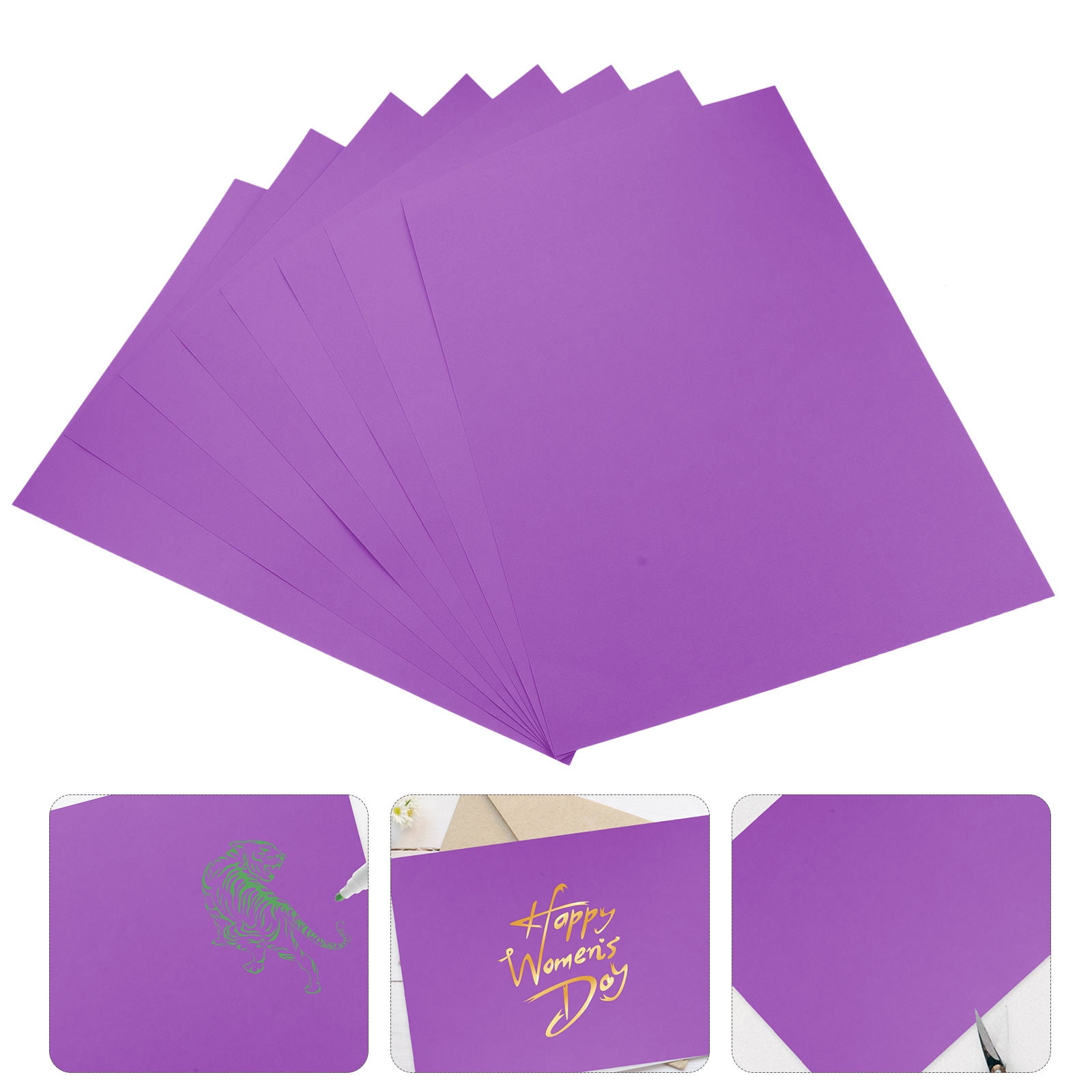 FOMIYES 50 Sheets Thick Painting Paper Card Stock for Printing Child ...