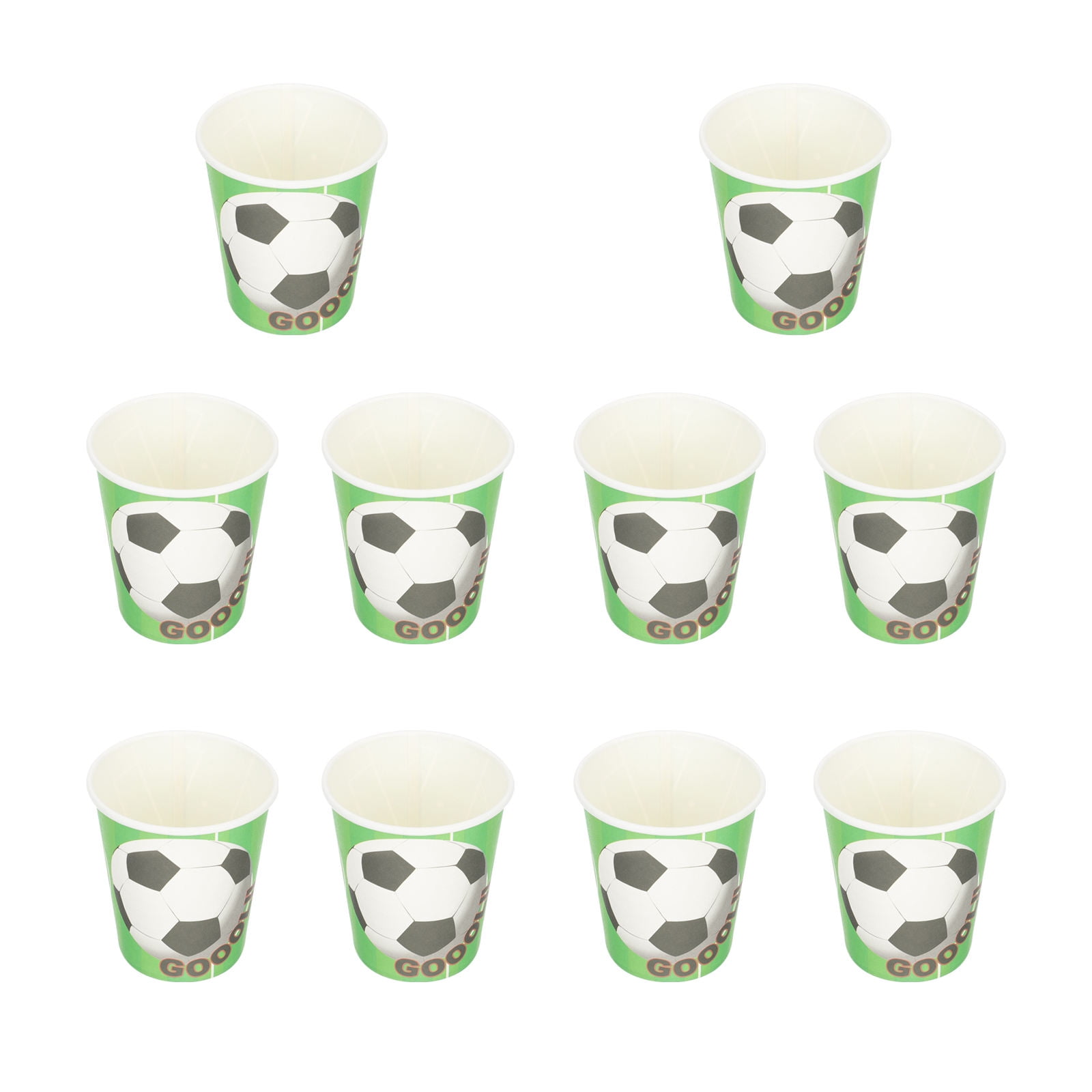 FOMIYES 50Pcs Assorted Color Football Design Paper Cups for Parties and ...