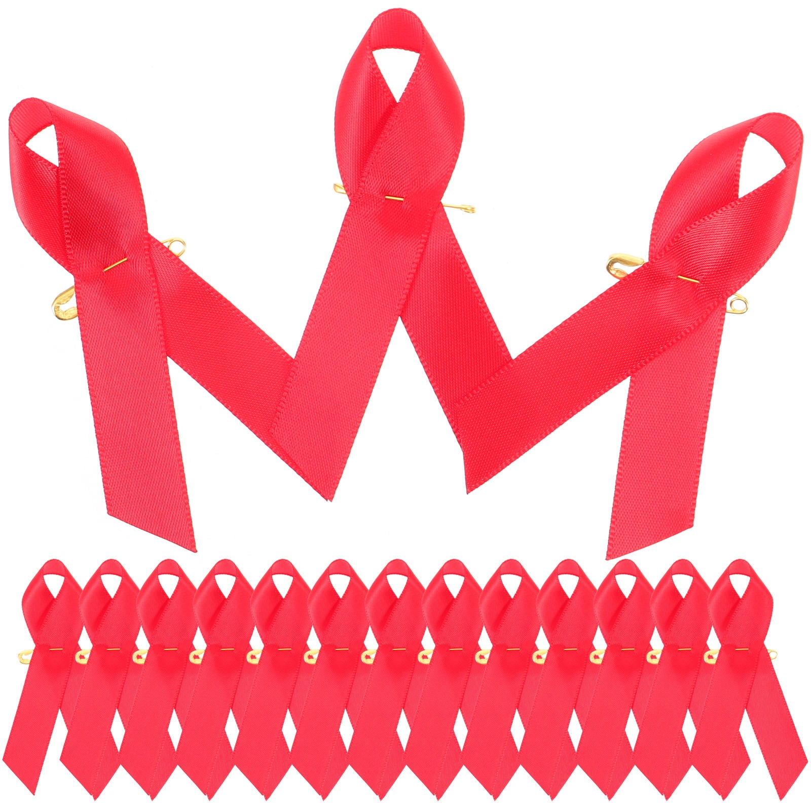 FOMIYES 50pcs Fundraising Ribbons For Awareness Reusable Removable ...