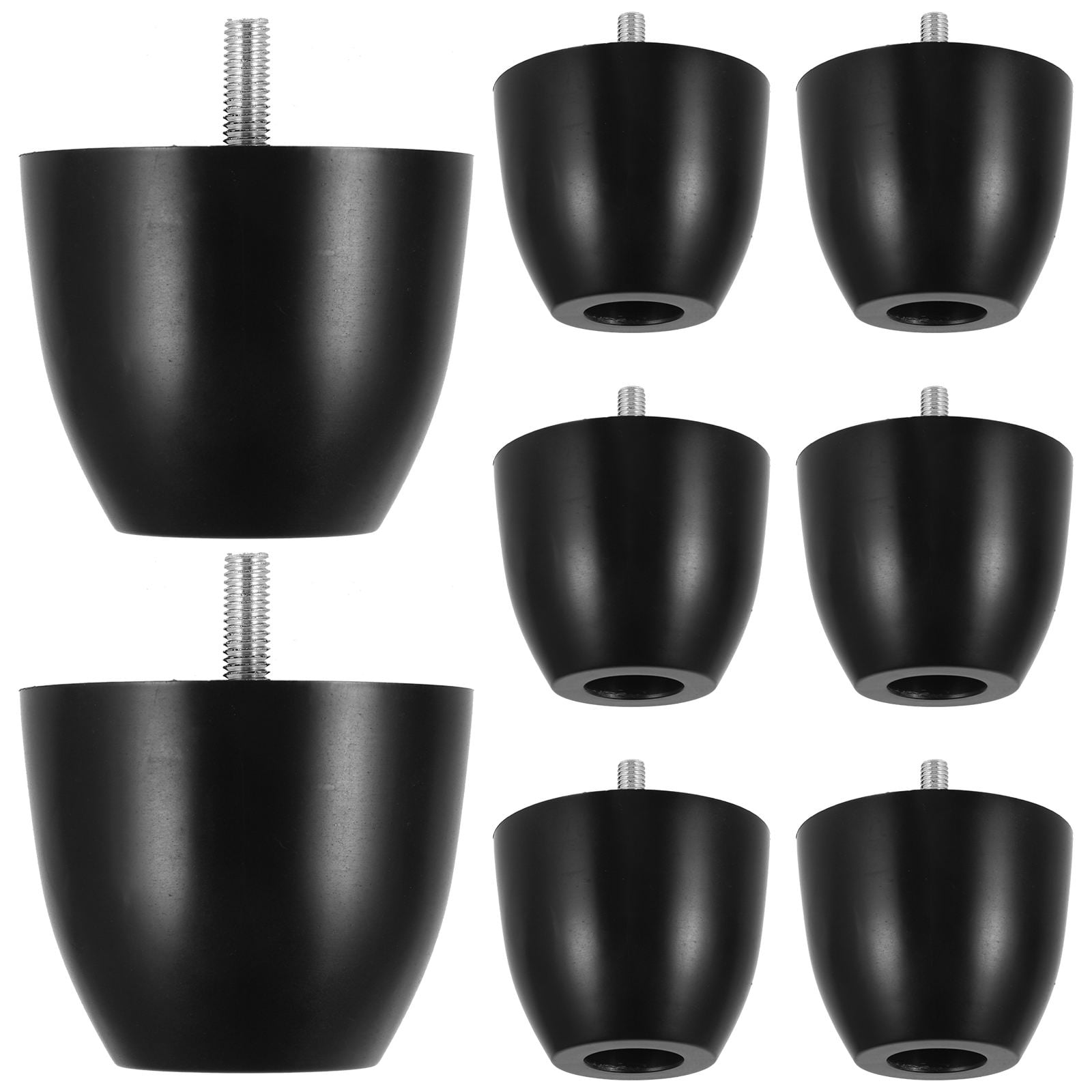 FOMIYES 8 Pcs Table Leg Replacement Chair Feet Round Removable Office ...