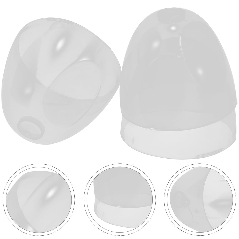 FOMIYES 8Pcs Baby Bottle Lid Transparent Plastic Dome Shape for ...