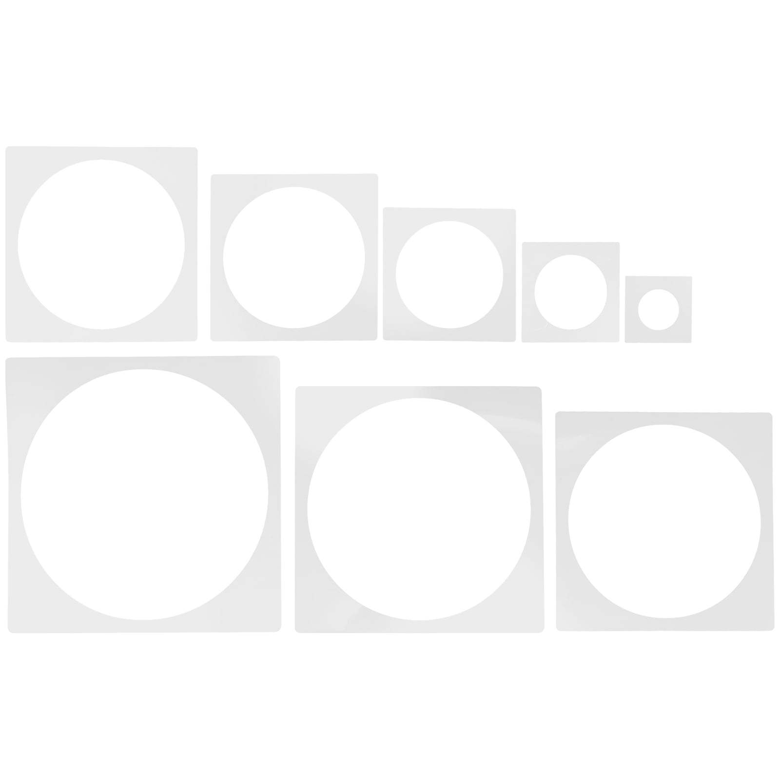 FOMIYES 8Pcs Painting Stencils for Drawing and Decorating Reusable ...