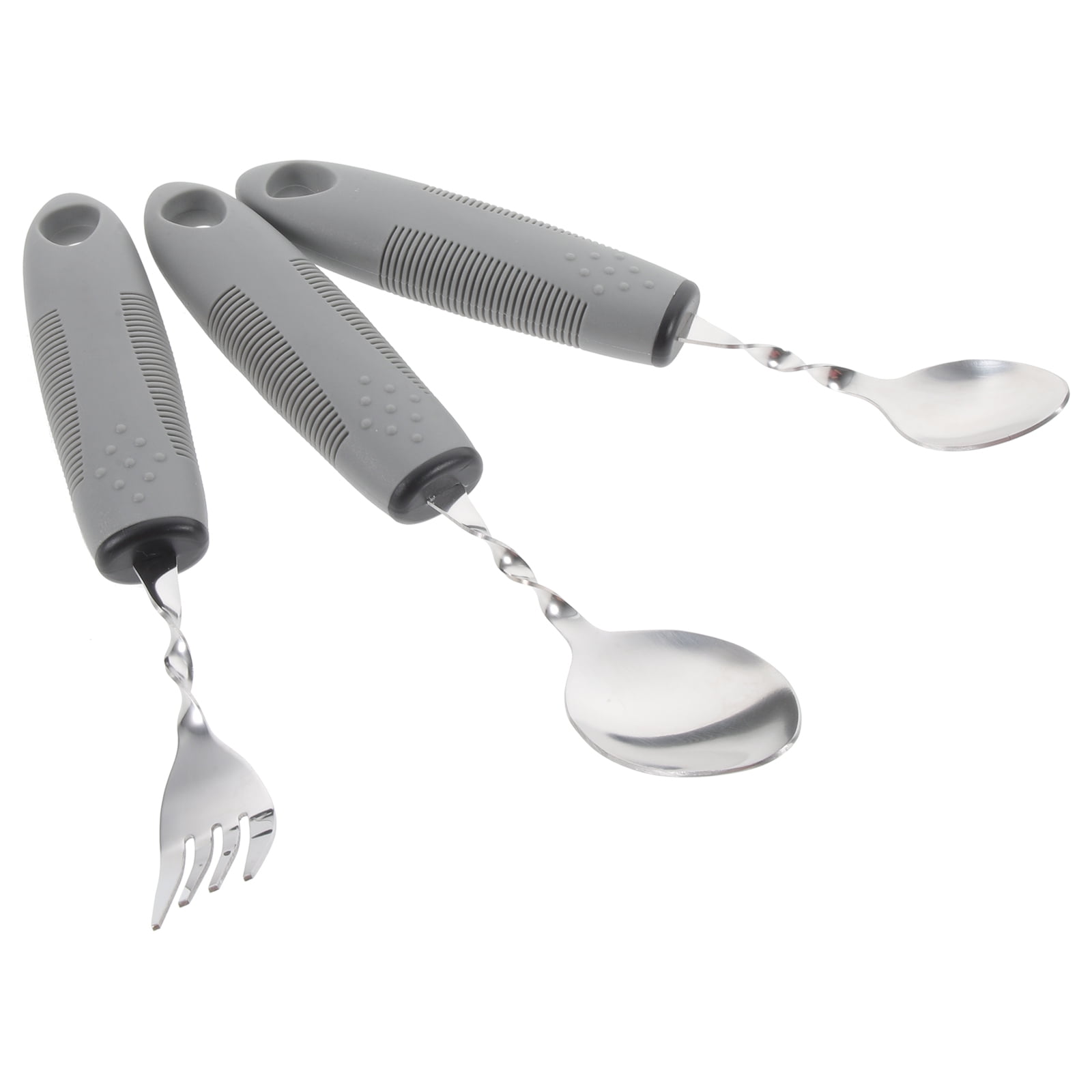 FOMIYES Adaptive Utensils for Elderly and Disabled with Non Slip Design ...
