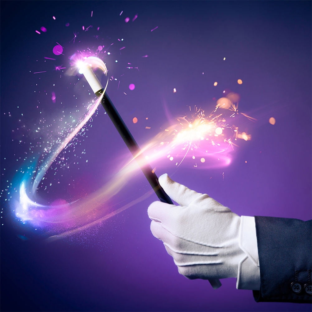 FOMIYES Black Plastic Spell Casting Stick for Kids Lightweight Magician ...