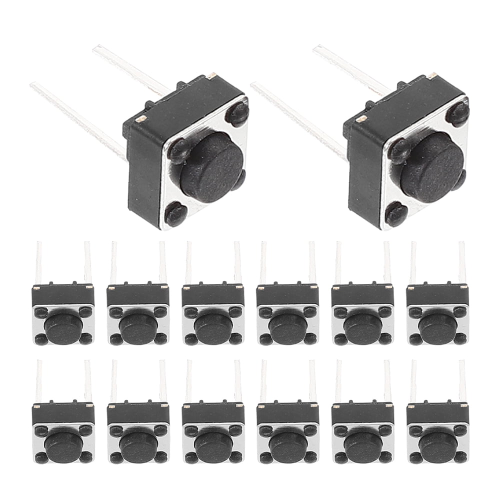 FOMIYES Momentary Pushbutton Switch Tactile Momentary Push Buttons ...