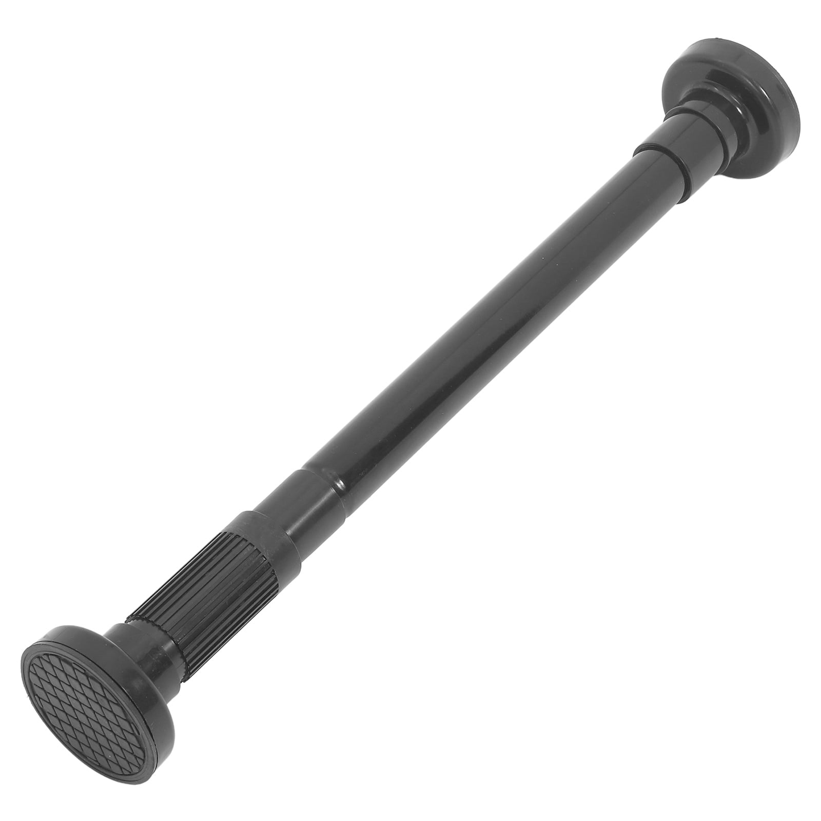 FOMIYES Black Stainless Steel HoleFree Telescopic Rod for Hanging Flags ...