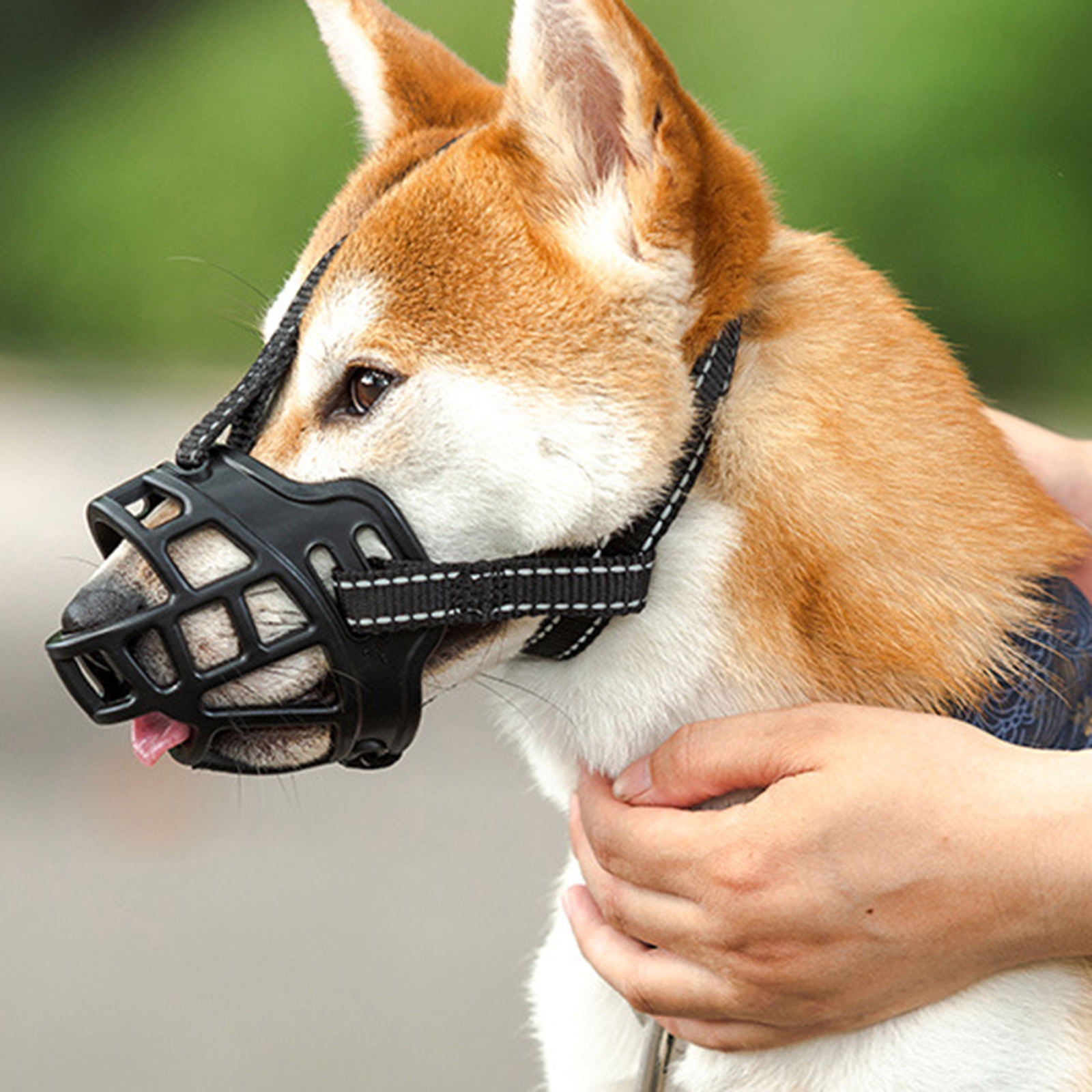 FOMIYES Dog Muzzles To Prevent Biting Puppy Muzzle Protective TPR 1Pcs ...