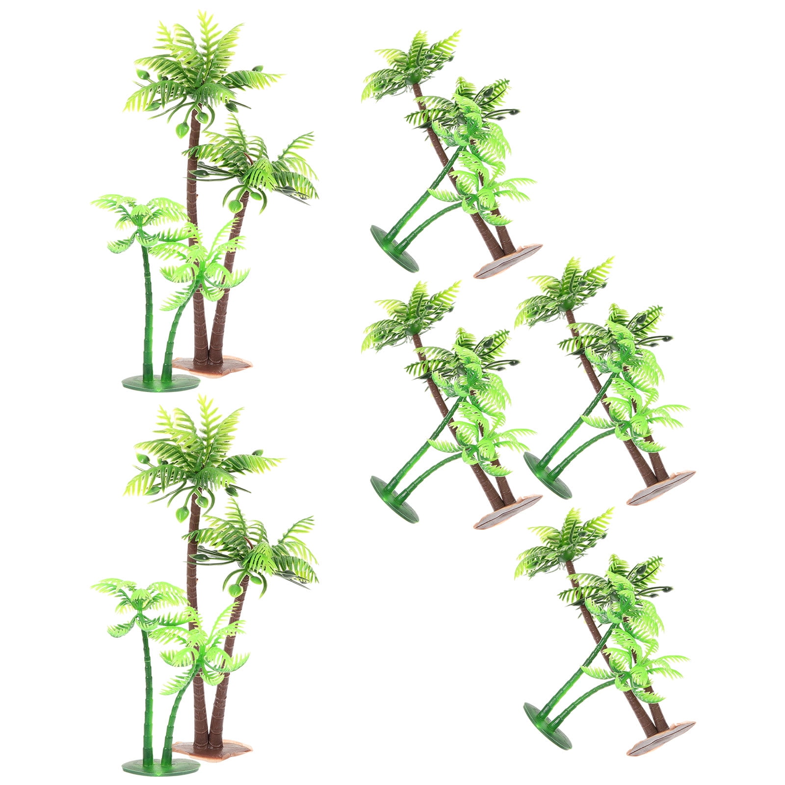 FOMIYES Coconuts Tree Plants Miniature Tree Model Assorted Color For ...