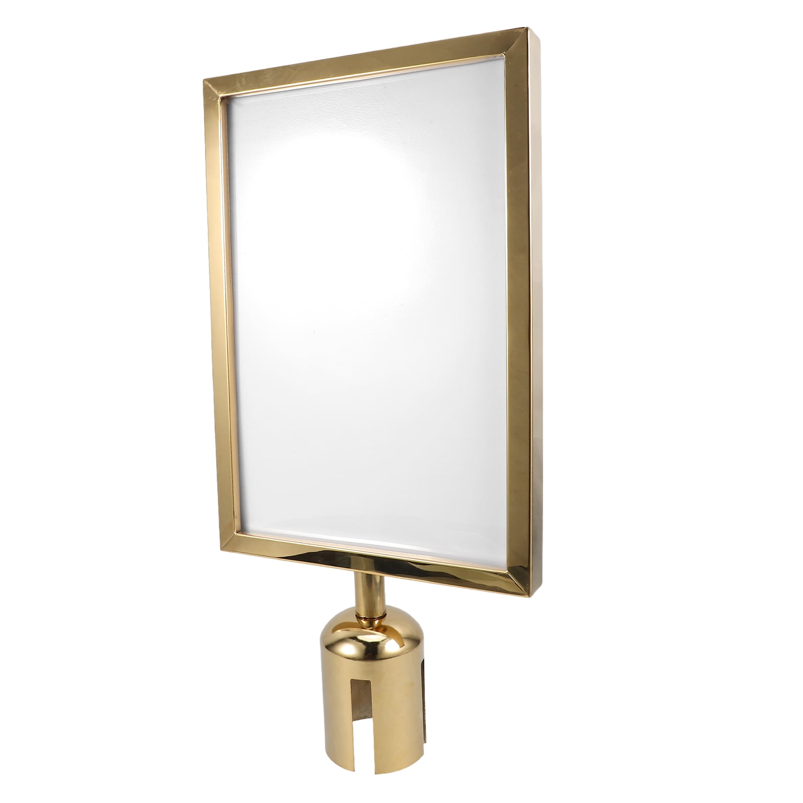 FOMIYES Commercial Stanchion Sign Frame Sign Holder for Crowd Control ...