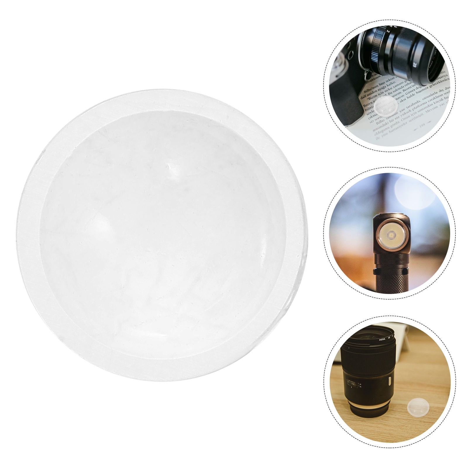 FOMIYES Convex Lens for Torchlight Use Made of PMMA Material 12 5mm ...