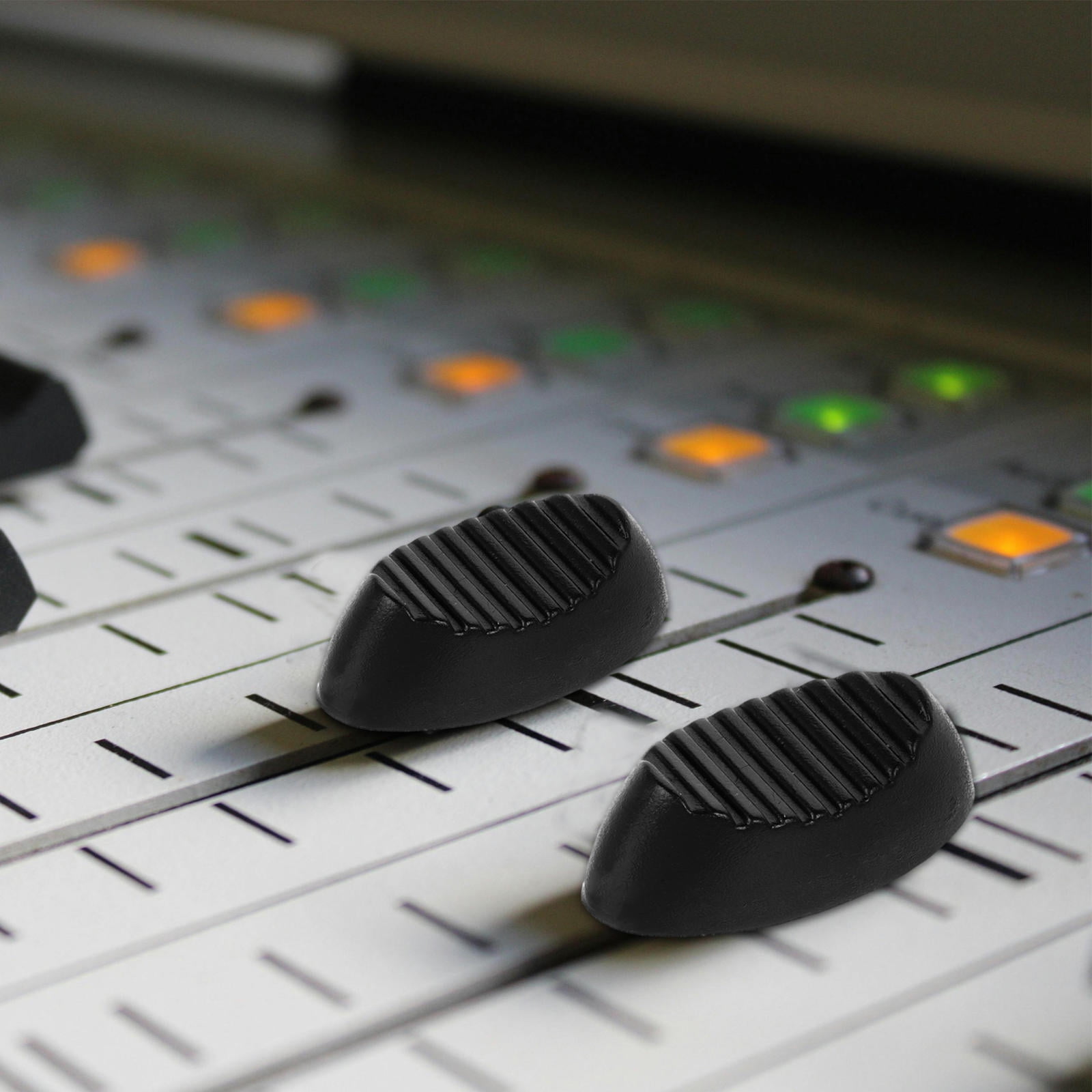 FOMIYES Cylindrical Black Plastic Console Mixer Slider Knob Replacement ...