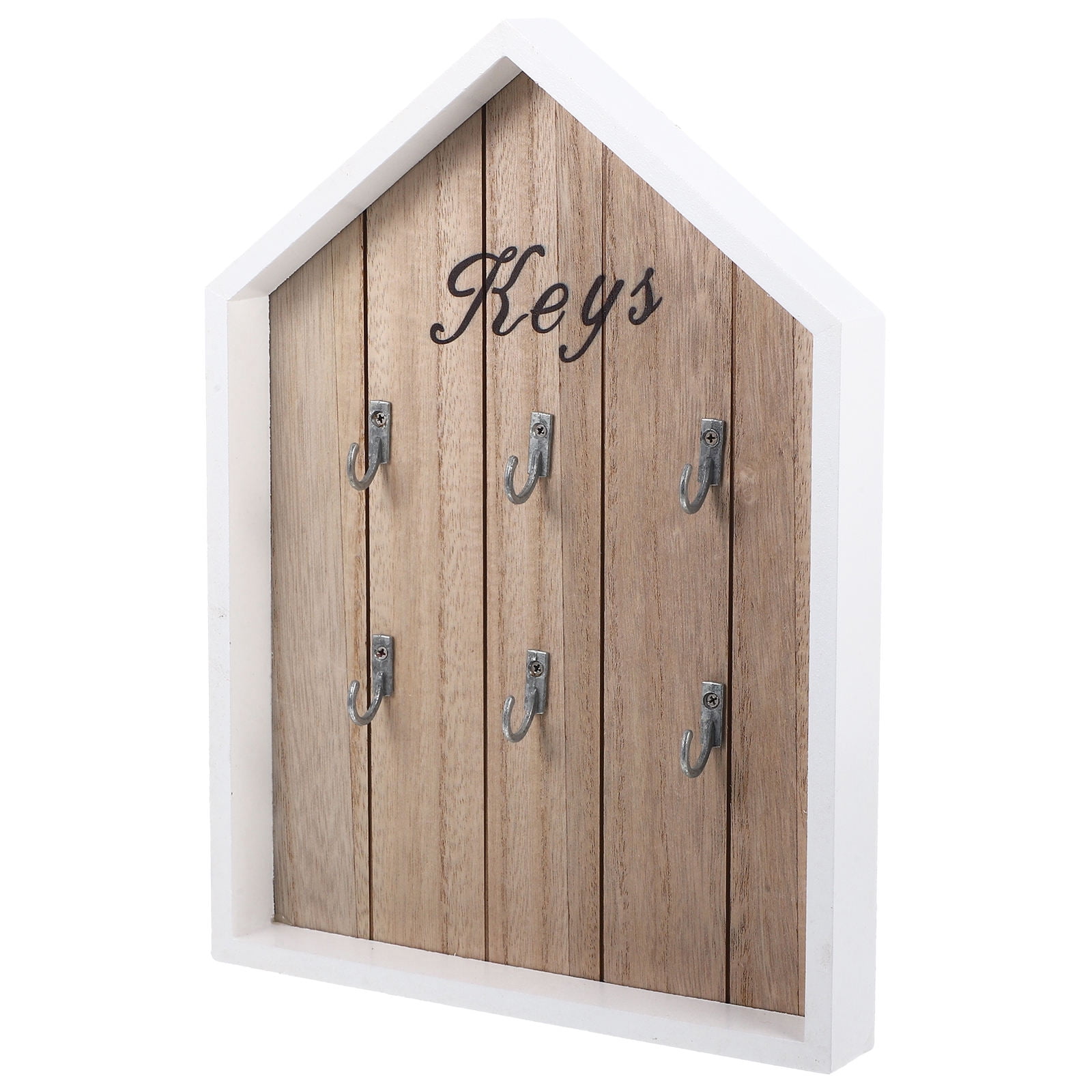 FOMIYES Multicolor Wooden Wall Mount Key Holder, Decorative Entryway ...