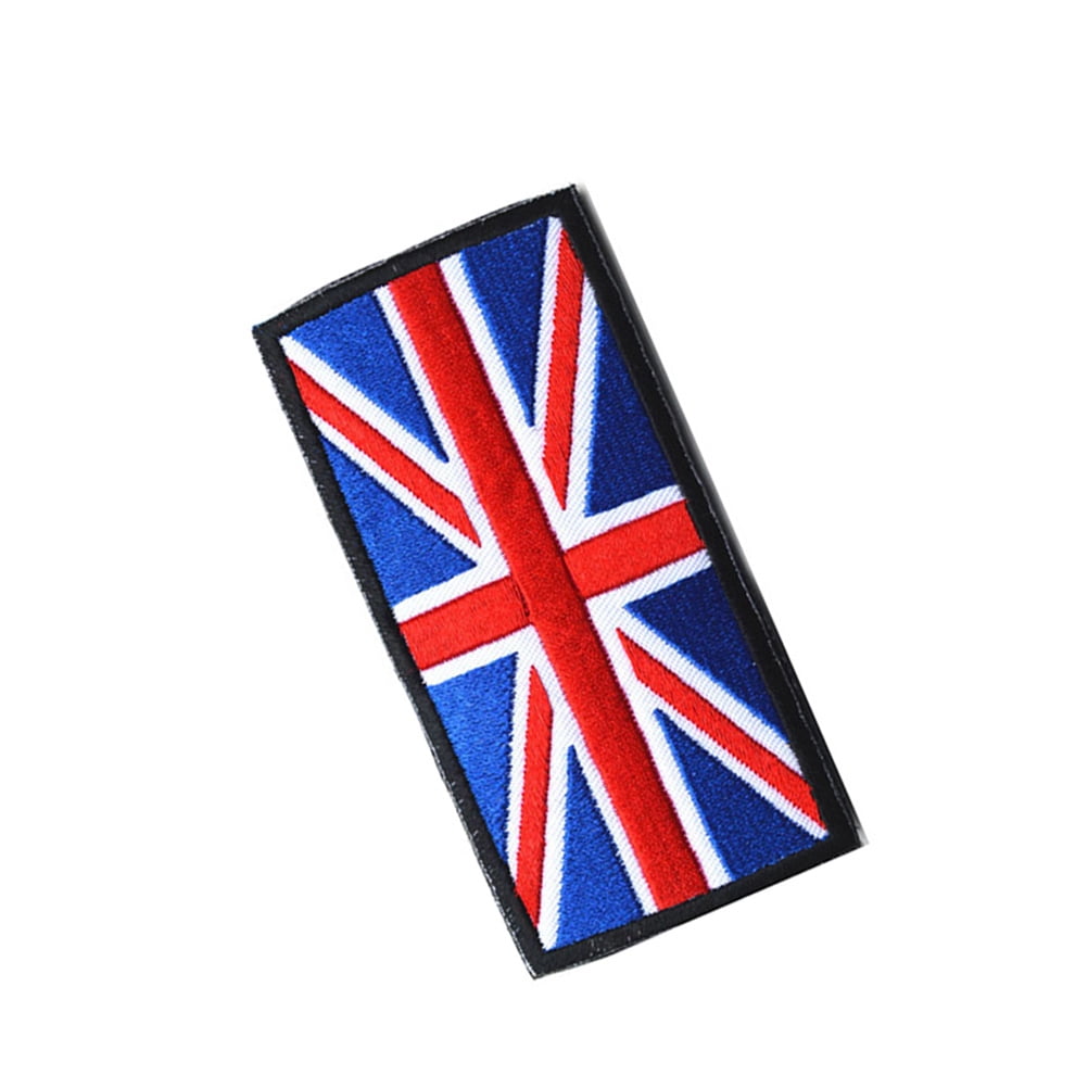 FOMIYES Durable British Flag Shape Cloth Patches for Clothes Multi ...