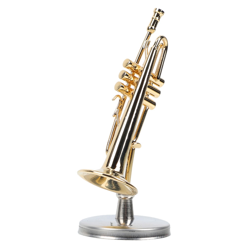 WHAMVOX Exquisite Miniature Trumpet Model Statue for Decoration with ...