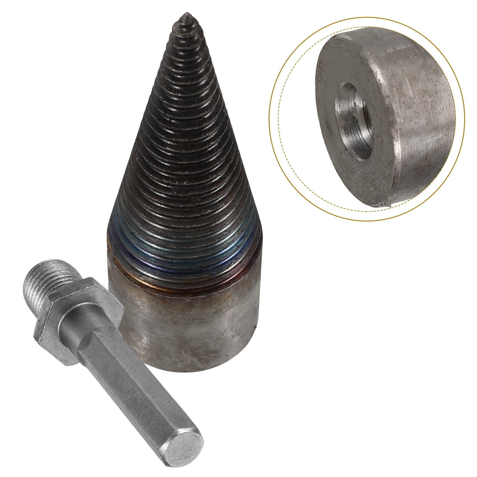 FOMIYES Firewood Log Splitter Drill Bit with High Carbon Steel for ...