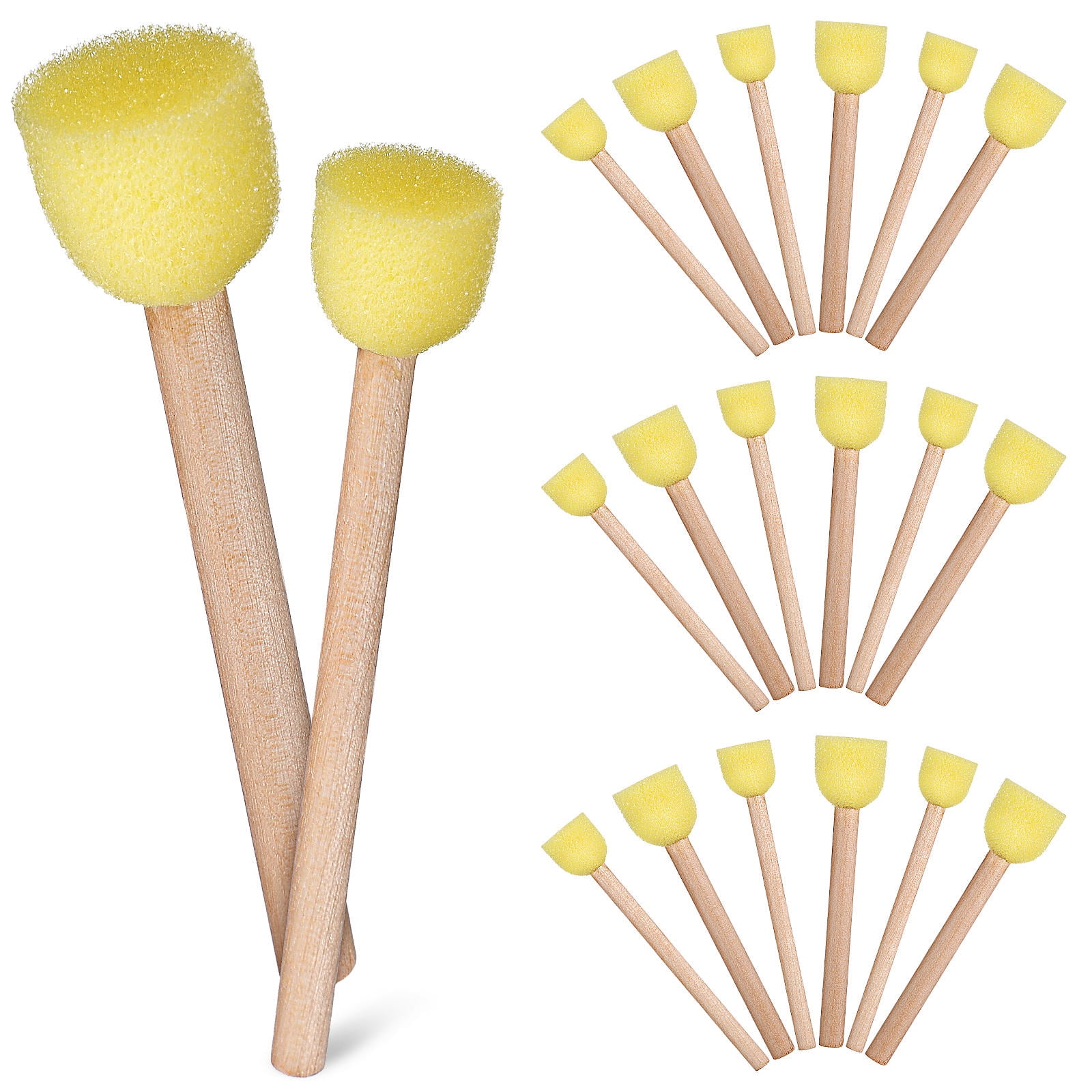 FOMIYES Foam Paint Brushes for Painting Use Safe and Comfortable Grip ...