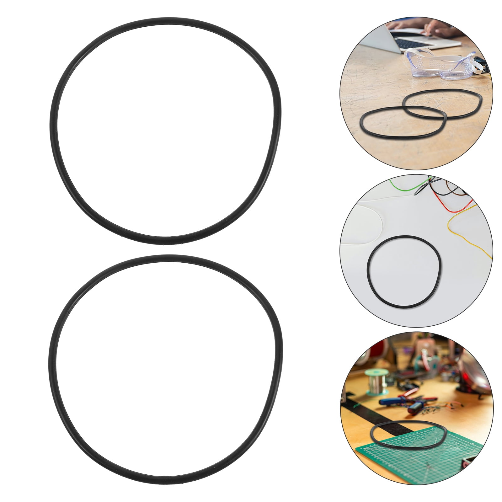 FOMIYES Generator Replacement Belts 2Pcs Rubber for Stable Power Output ...