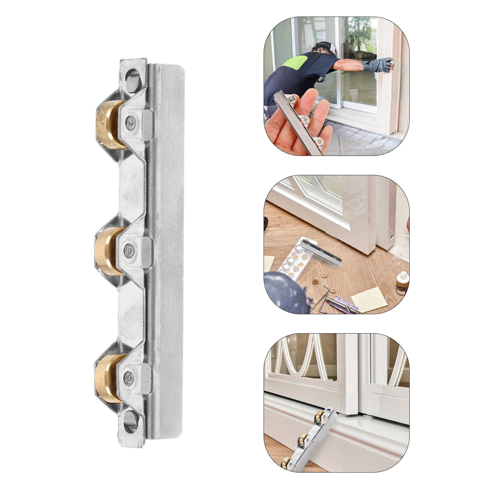 FOMIYES Glass Door Pulley Window Sliding Rollers Replacement Meeting ...