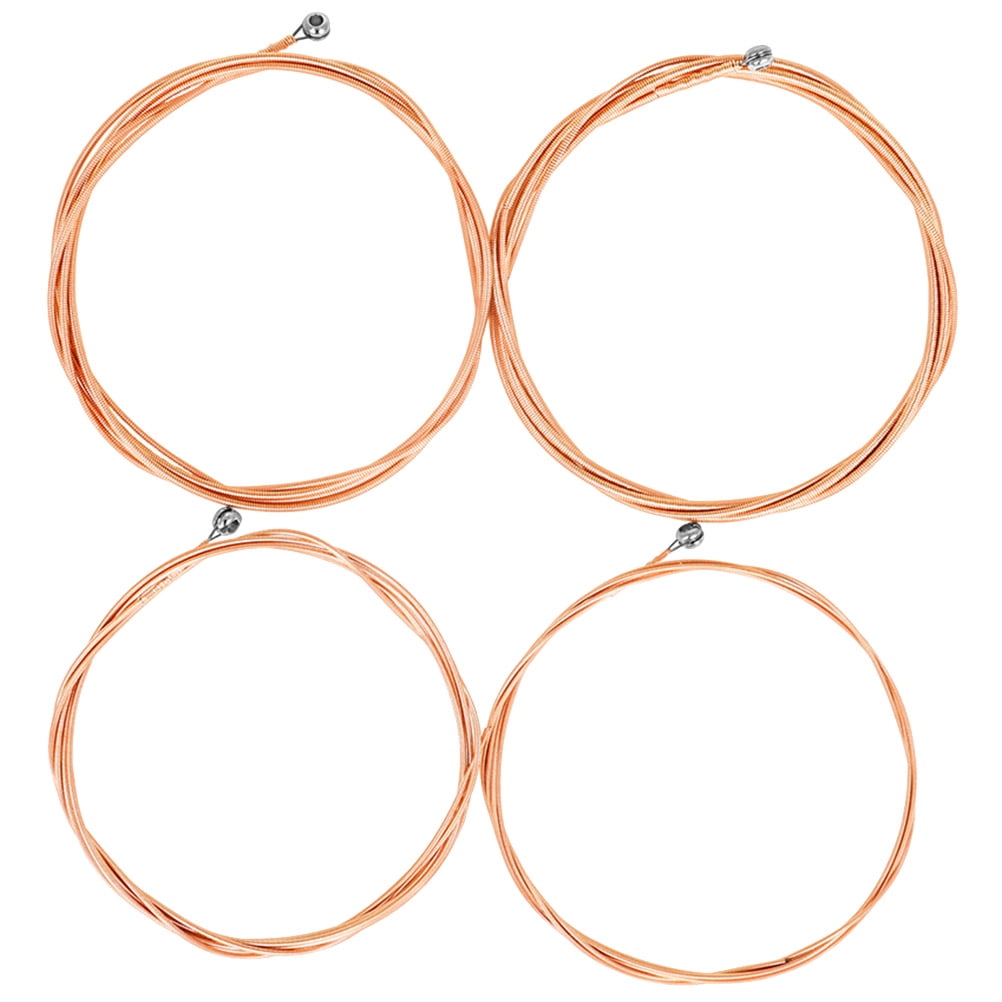 FOMIYES Golden Bass Strings Set of 4 Made with High Carbon Alloy for ...