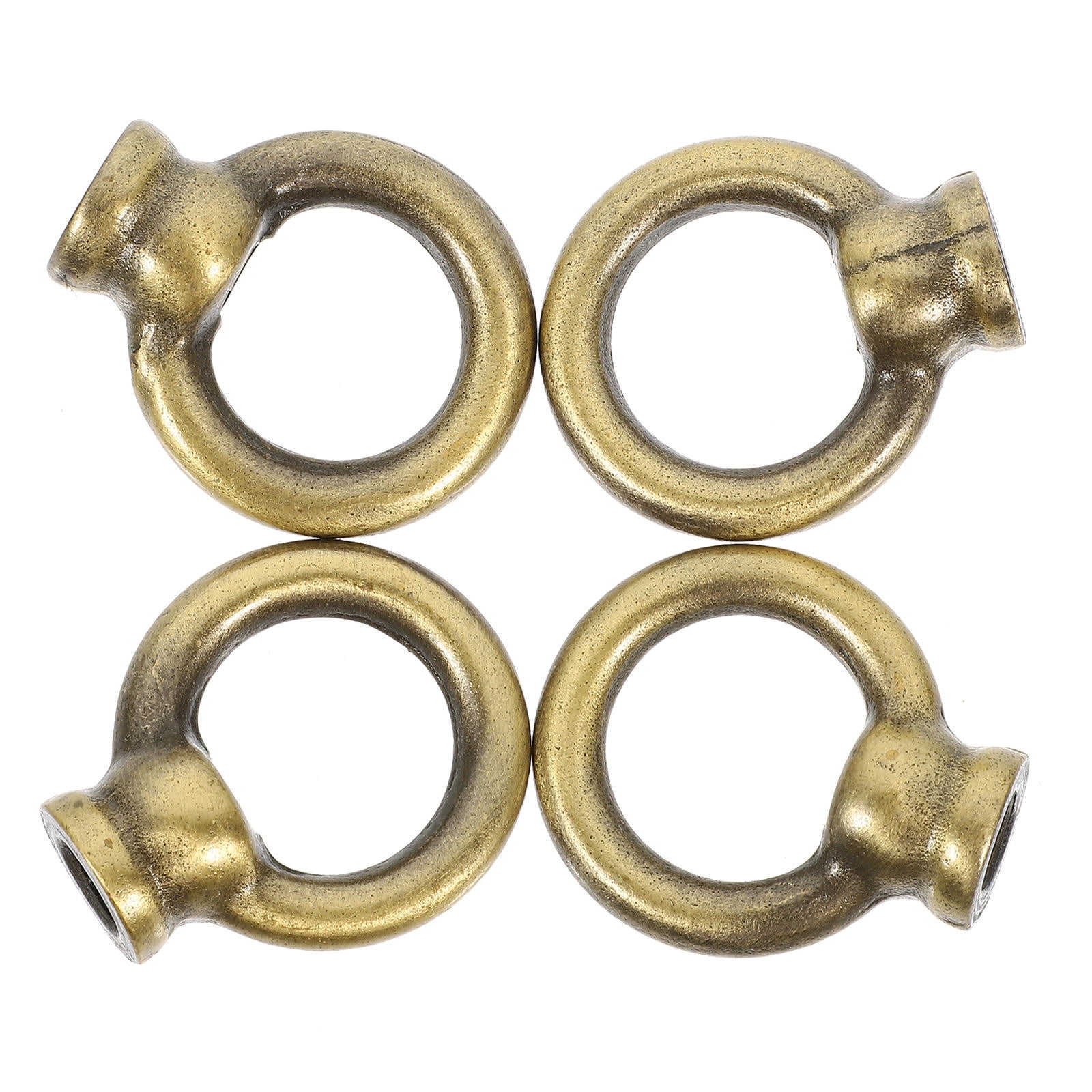 FOMIYES Golden Metal Lamp Finials for Decor 4pcs Stylish Harp Lamp ...