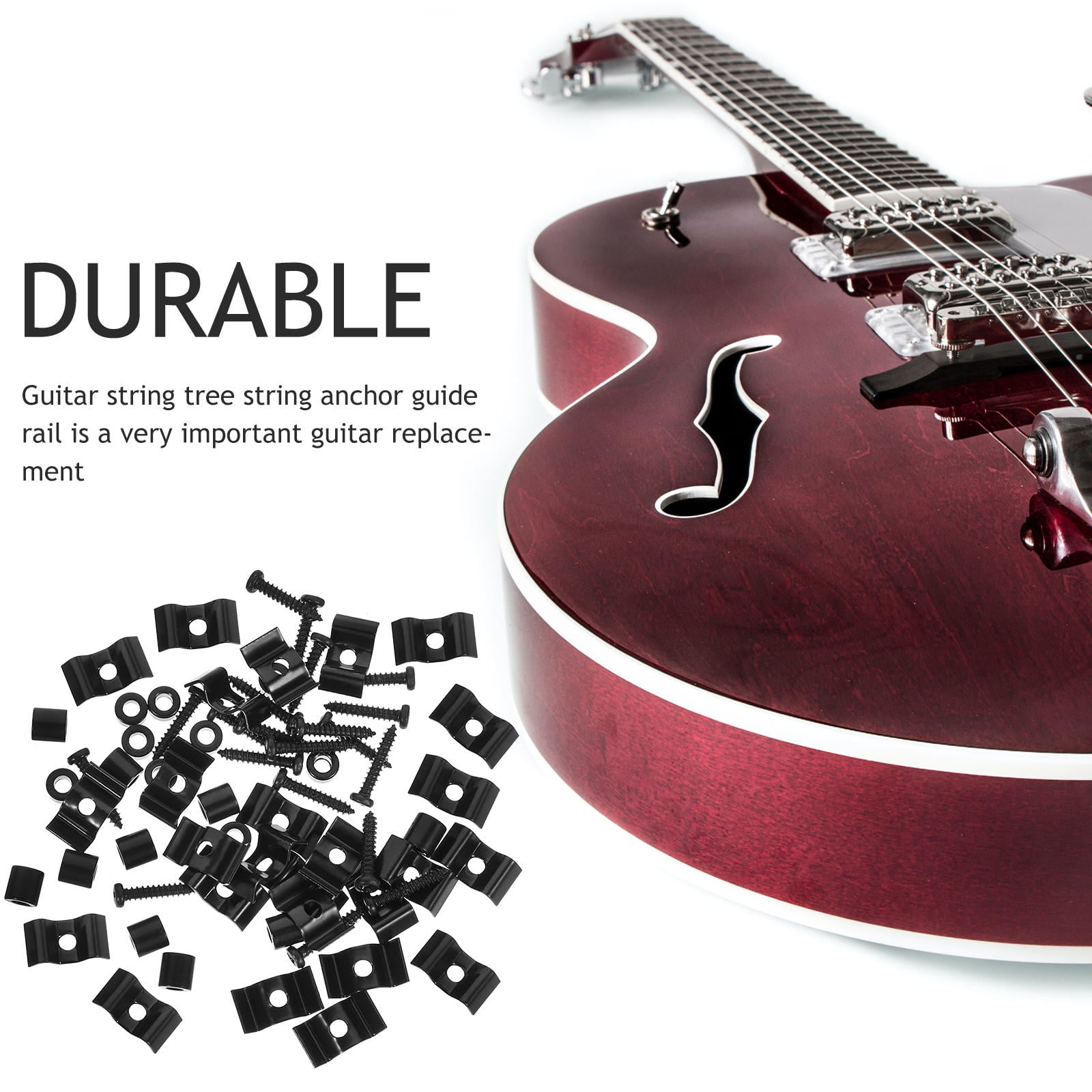 FOMIYES Guitar String Trees String Retainer Metal 10 Sets 0.6in ...