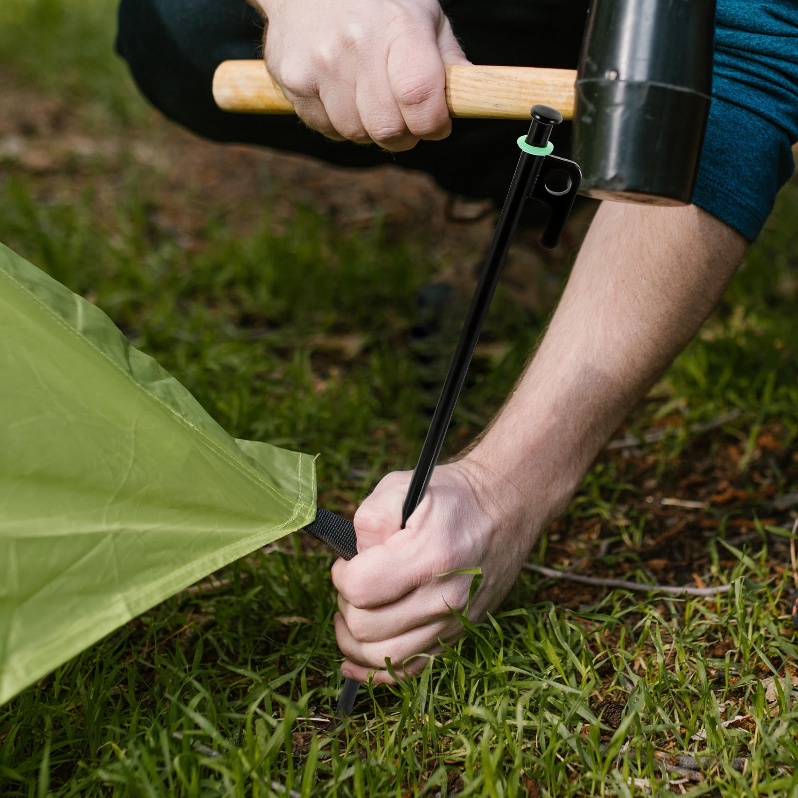 FOMIYES Heavy Duty Tent Stakes for Outdoor Use Made of Stainless Steel ...