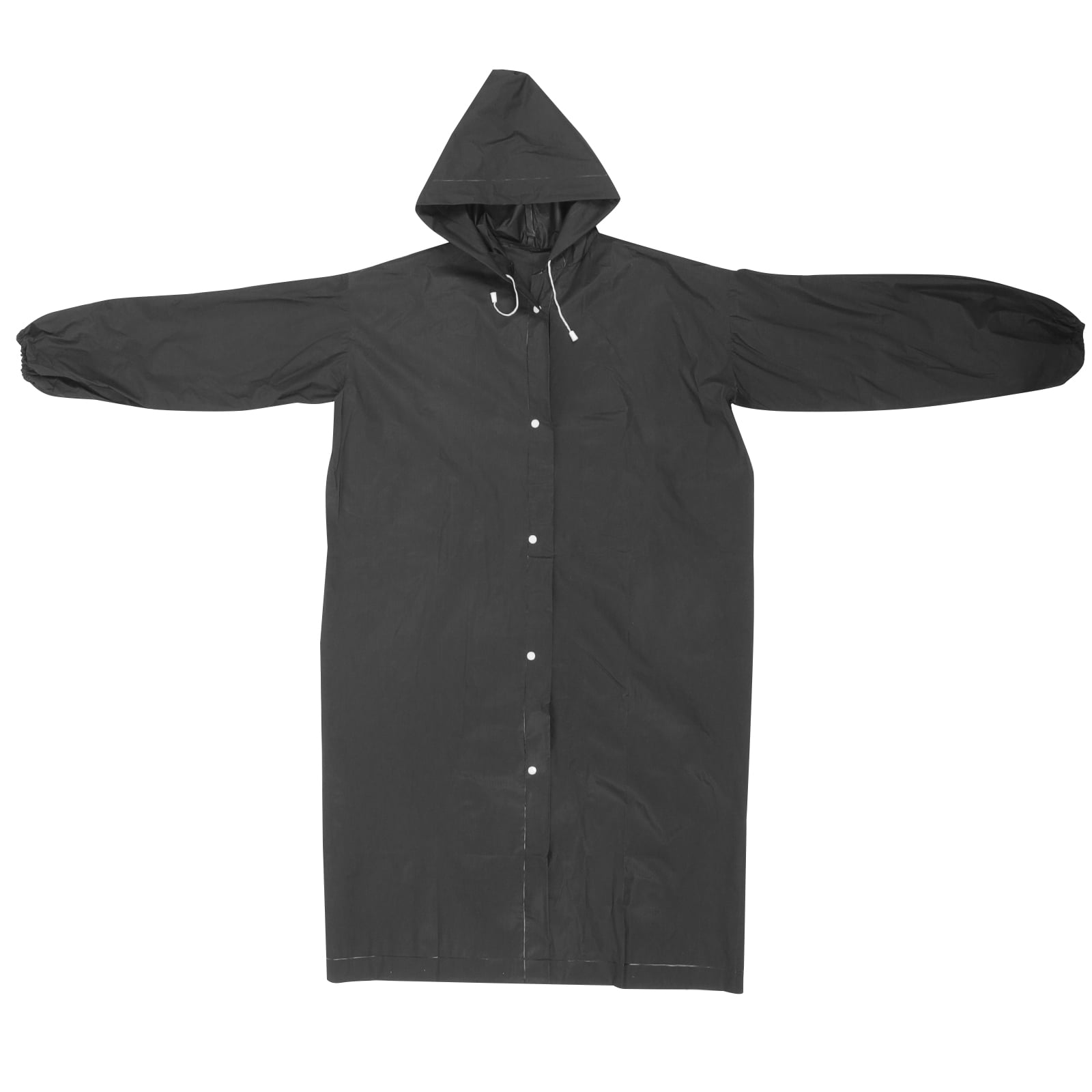 FOMIYES Hooded Rain Poncho Adult Rain Poncho Reusable Rain Poncho ...