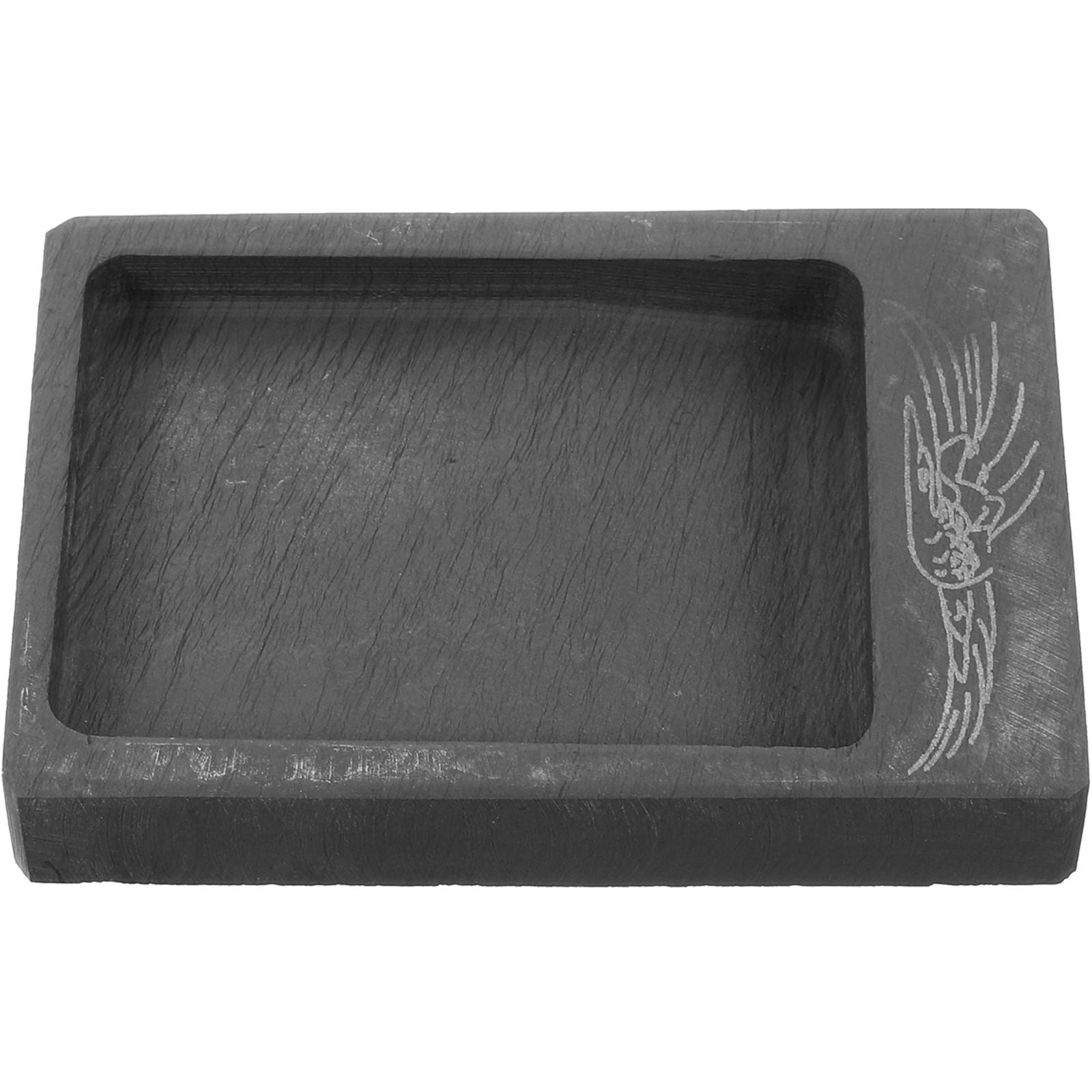 FOMIYES Ink Stone 1Set Black Round Ink Tray for Calligraphy Students ...