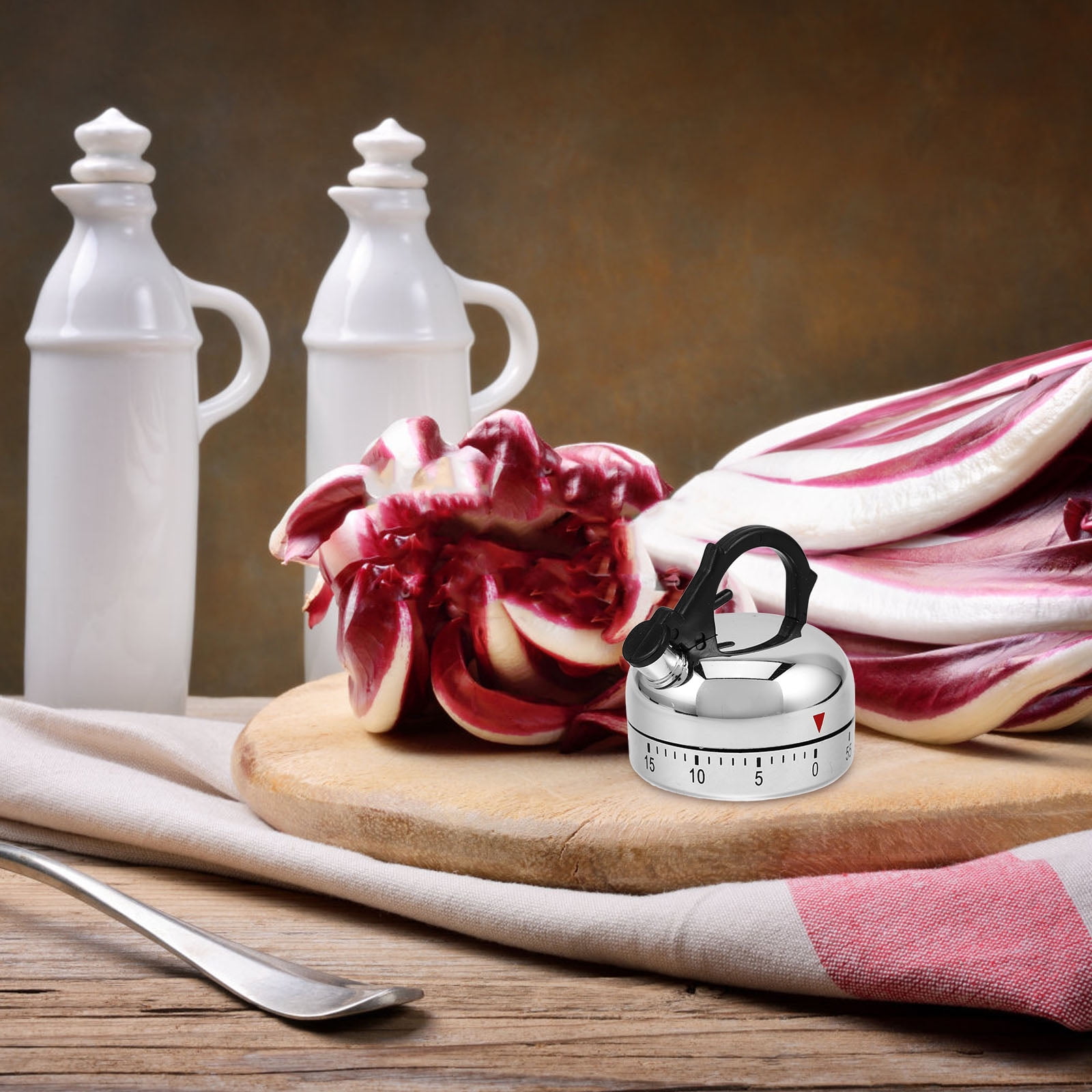 FOMIYES Kettle Shaped Kitchen Timer Ages 1 Set Mechanical Design ...