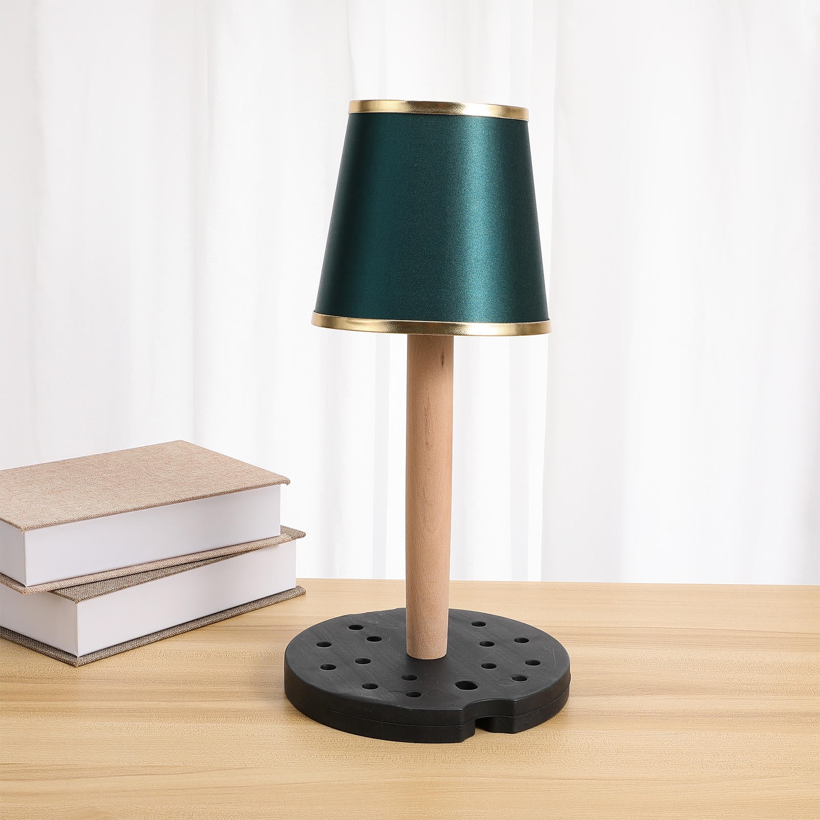 FOMIYES Light Stand Counterweight Desk Lamp Base Plastic Black 1Set ...