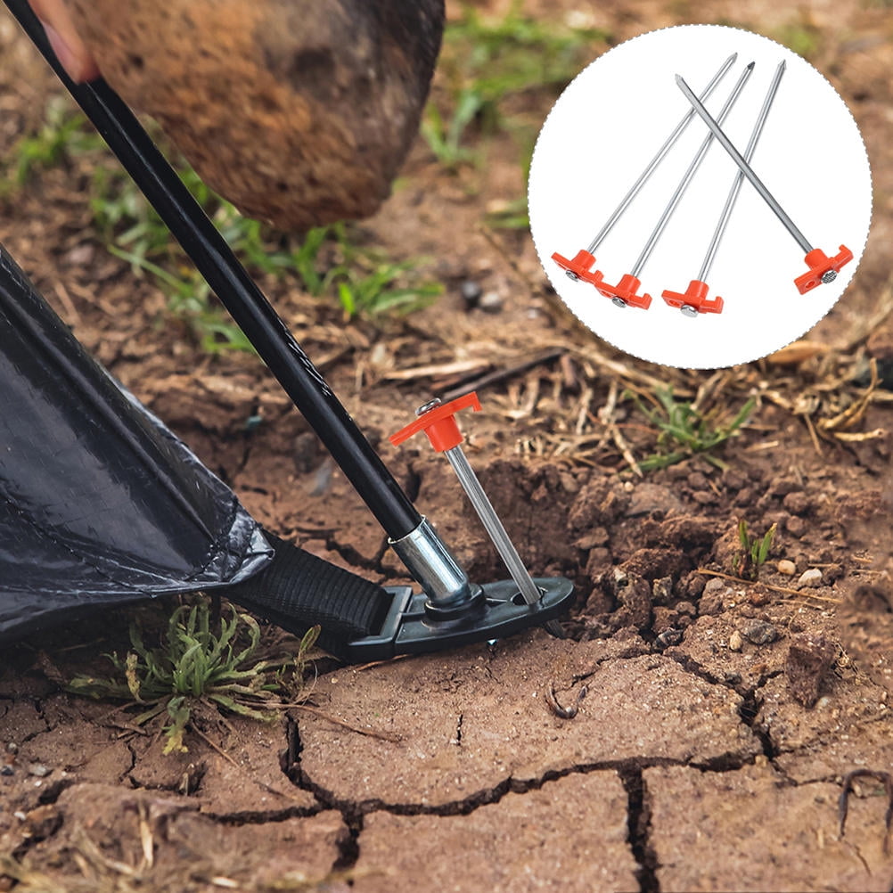 FOMIYES Masteelf 6pcs Tent Stakes for Secure Canopy and Tent Fixing ...