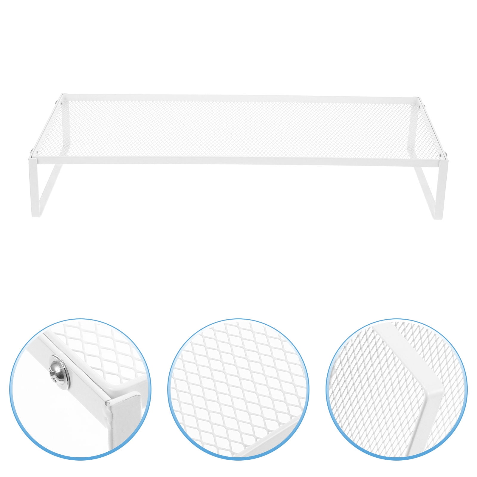 FOMIYES Monitor Riser for Desk Computer Heightened Shelf Office ...