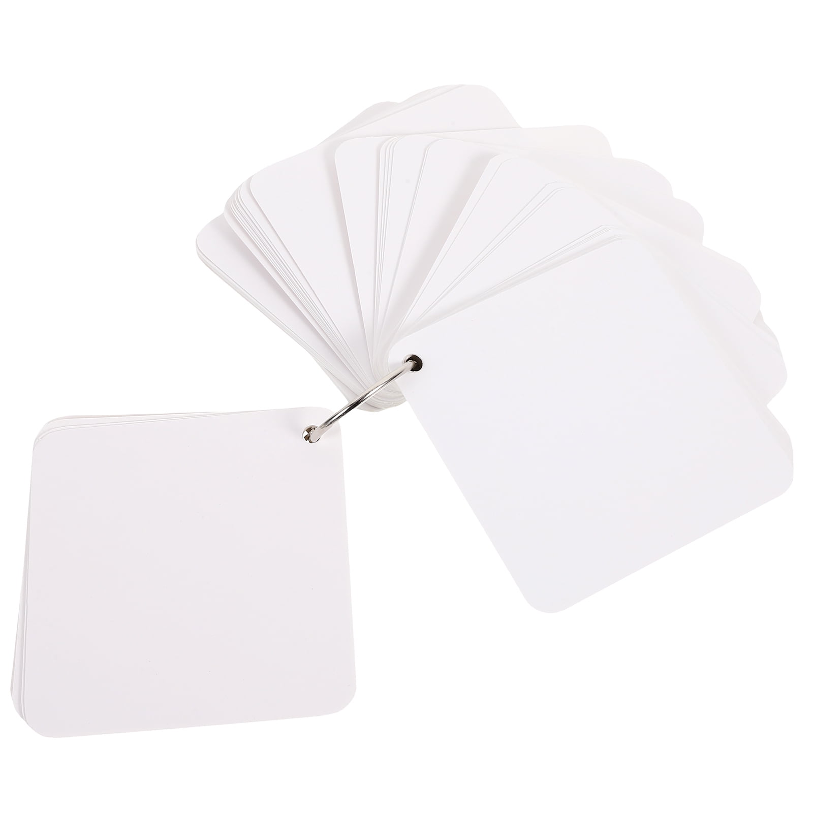 FOMIYES Notepad With The Rings Pre Hole Punched Index Cards Flash ...