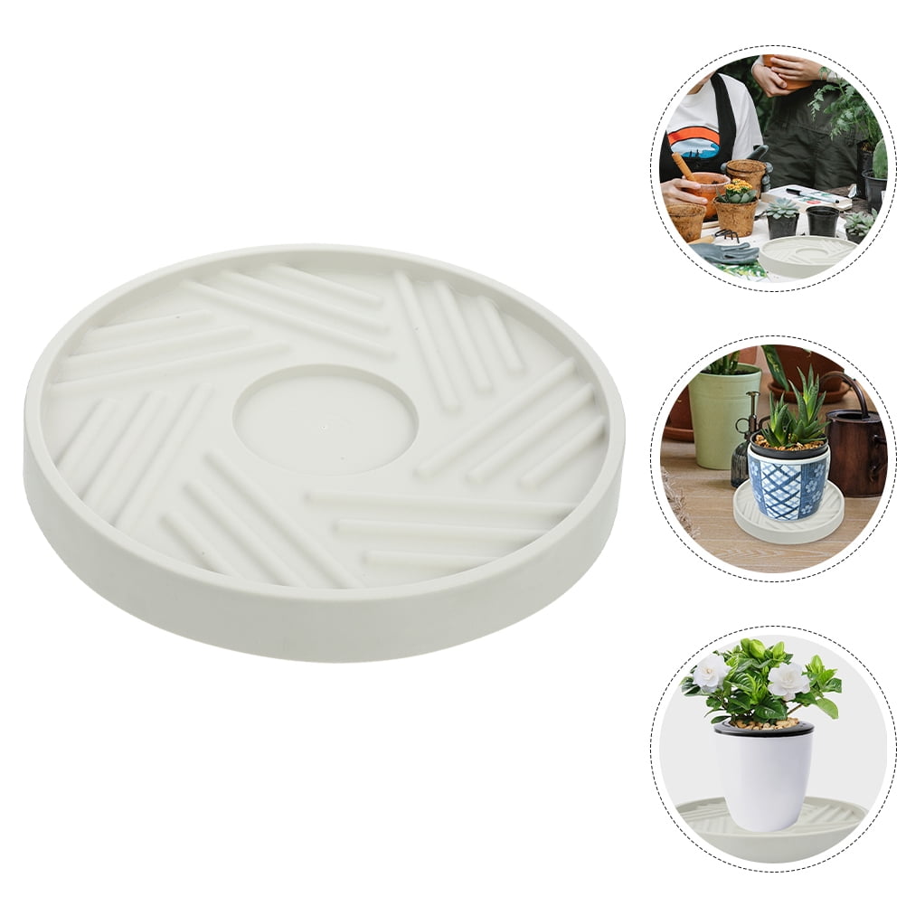 FOMIYES Plant Stand with Lockable Wheels Planter Removable Flower Pot ...