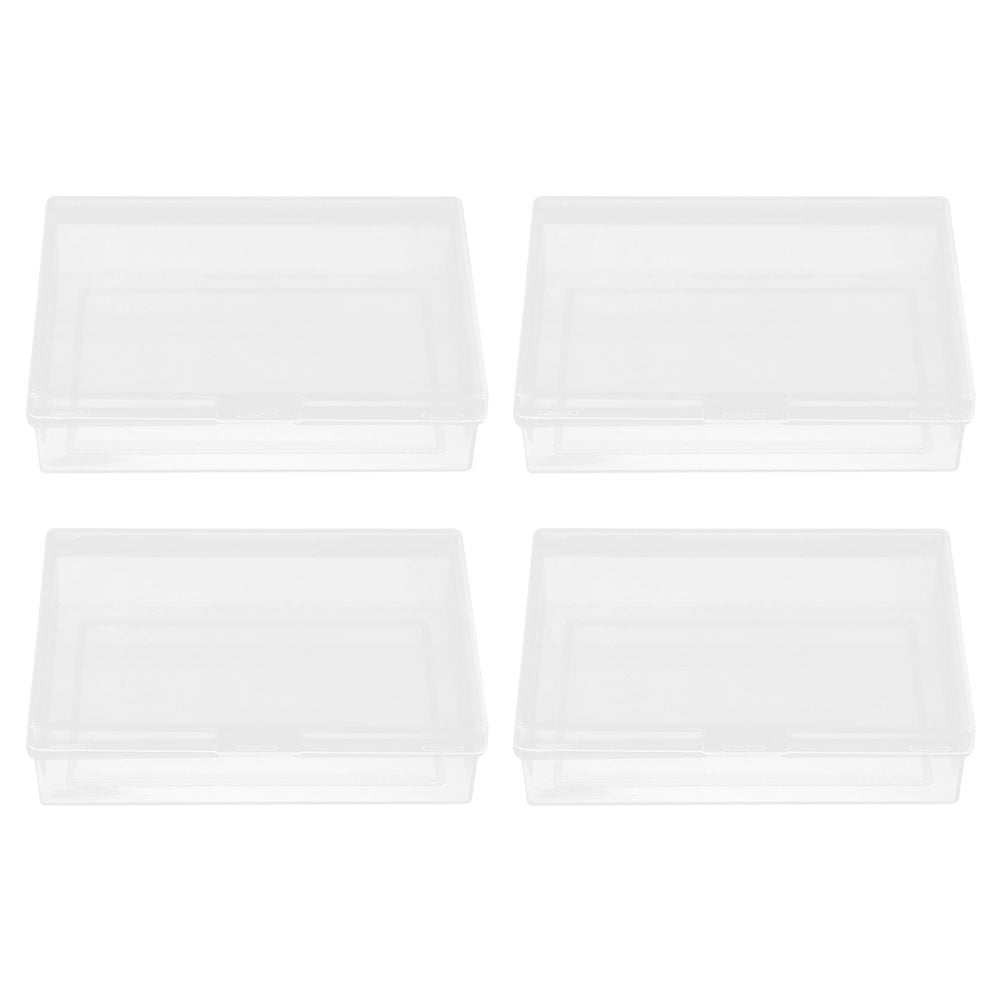 FOMIYES Plastic Playing Card Case 4Pcs Transparent Card Organizer For ...
