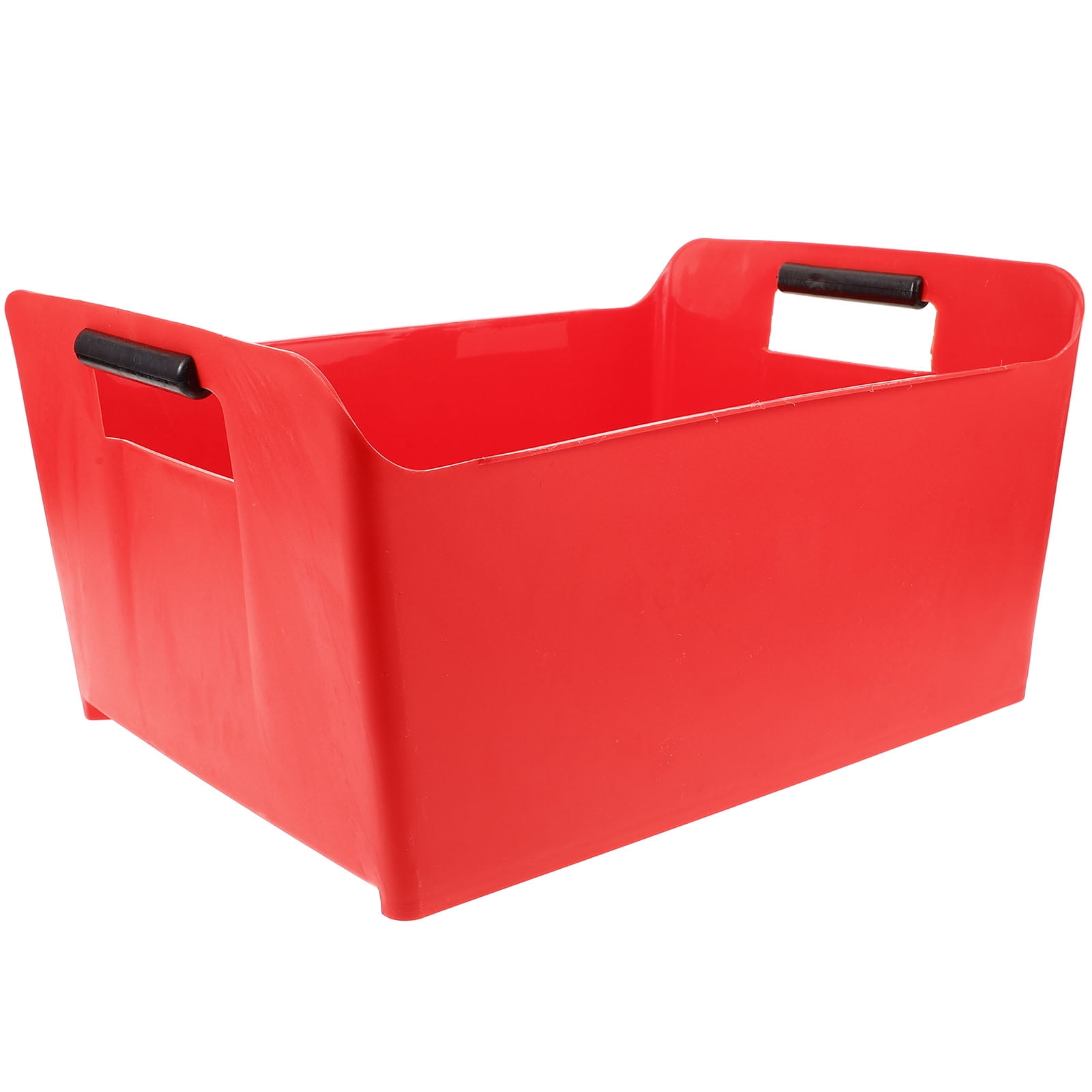 FOMIYES Red Portable Plastic Drink Bucket 9.84 Inches for Home, Parties ...