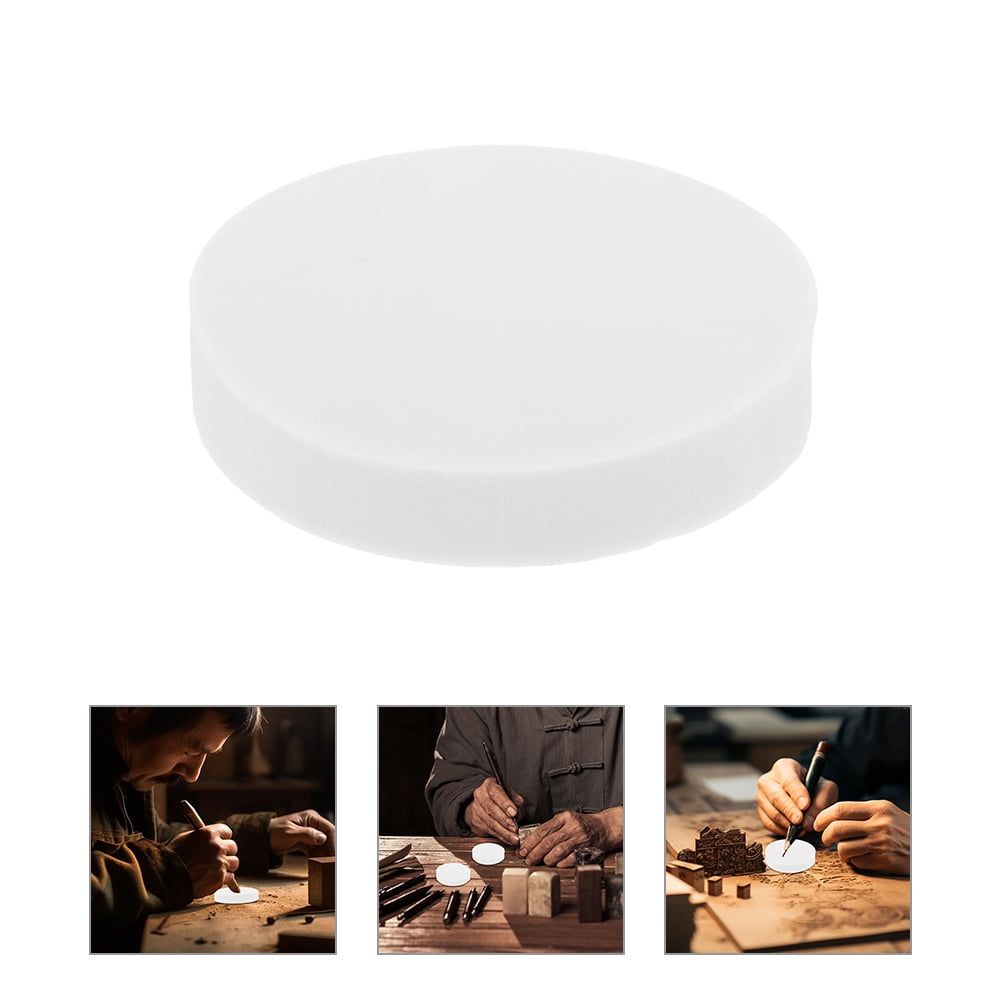 FOMIYES Portable Rubber Blocks for DIY Carving Stamps Made of White ...