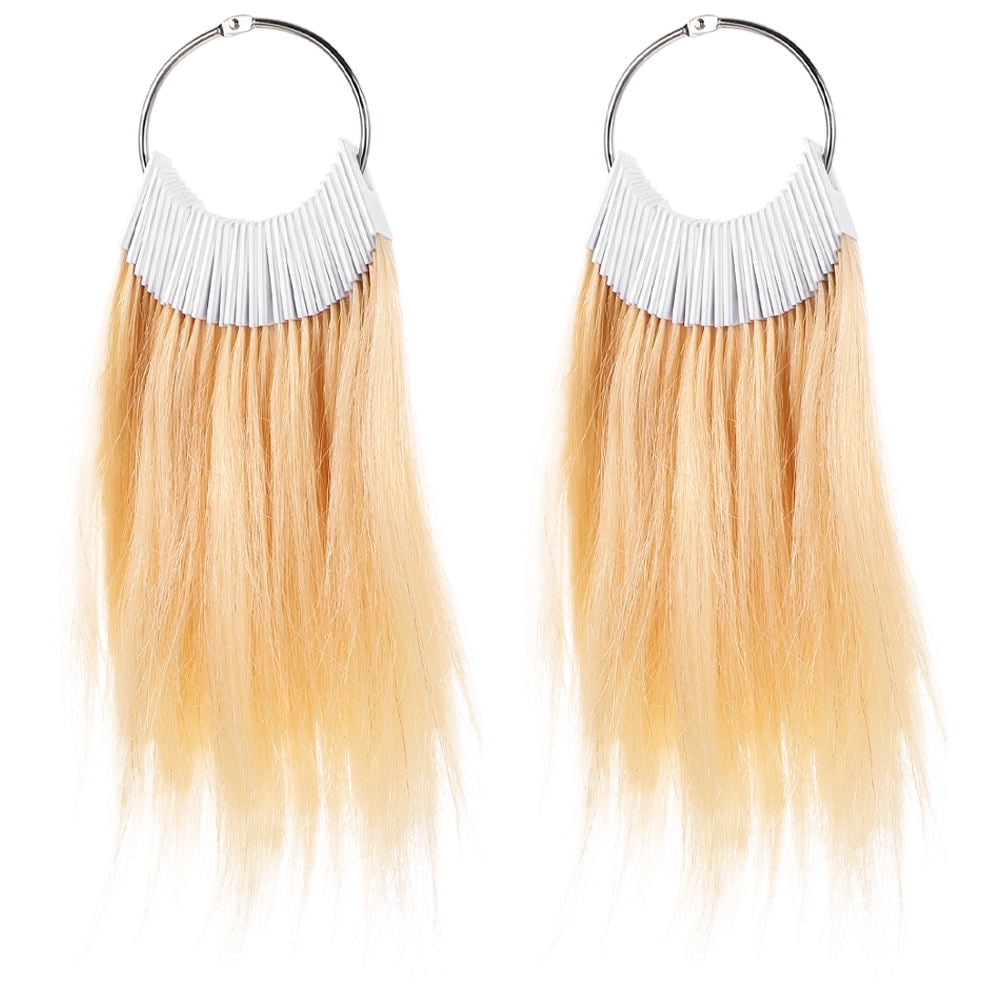 FOMIYES Multi Color Hair Test Sample Rings 2 Sets Ideal For ...