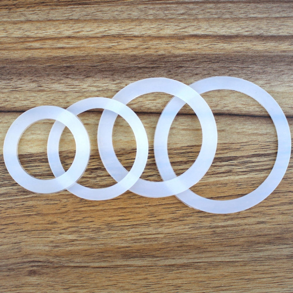 FOMIYES Round Sealing Rings 10Pcs Silicone Gasket for Storage Jars and ...