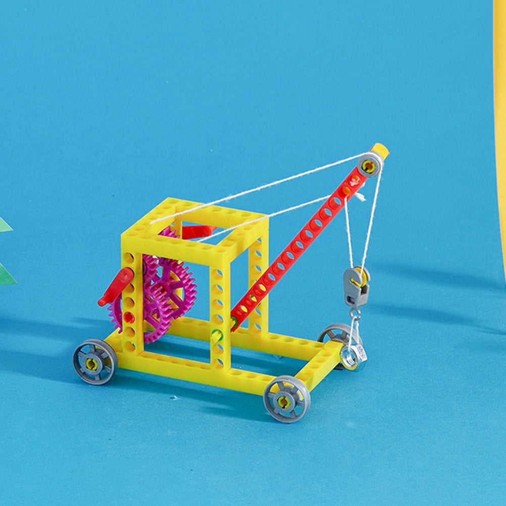 FOMIYES Science Building Kits for Students DIY Crane Model 4.99X3.03X4 ...