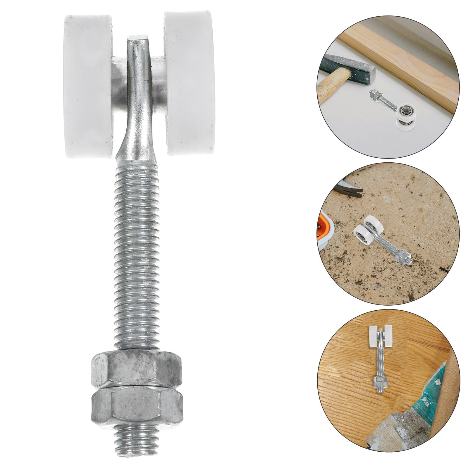 FOMIYES Sliding Cabinet Door Roller Heavy Duty Trolley Assembly Two ...